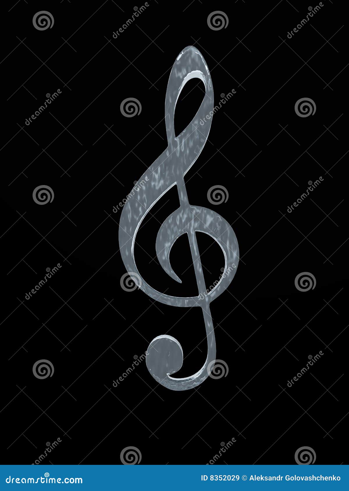 Musical Symbol Forte On Gray Background. Design Template For Music ...