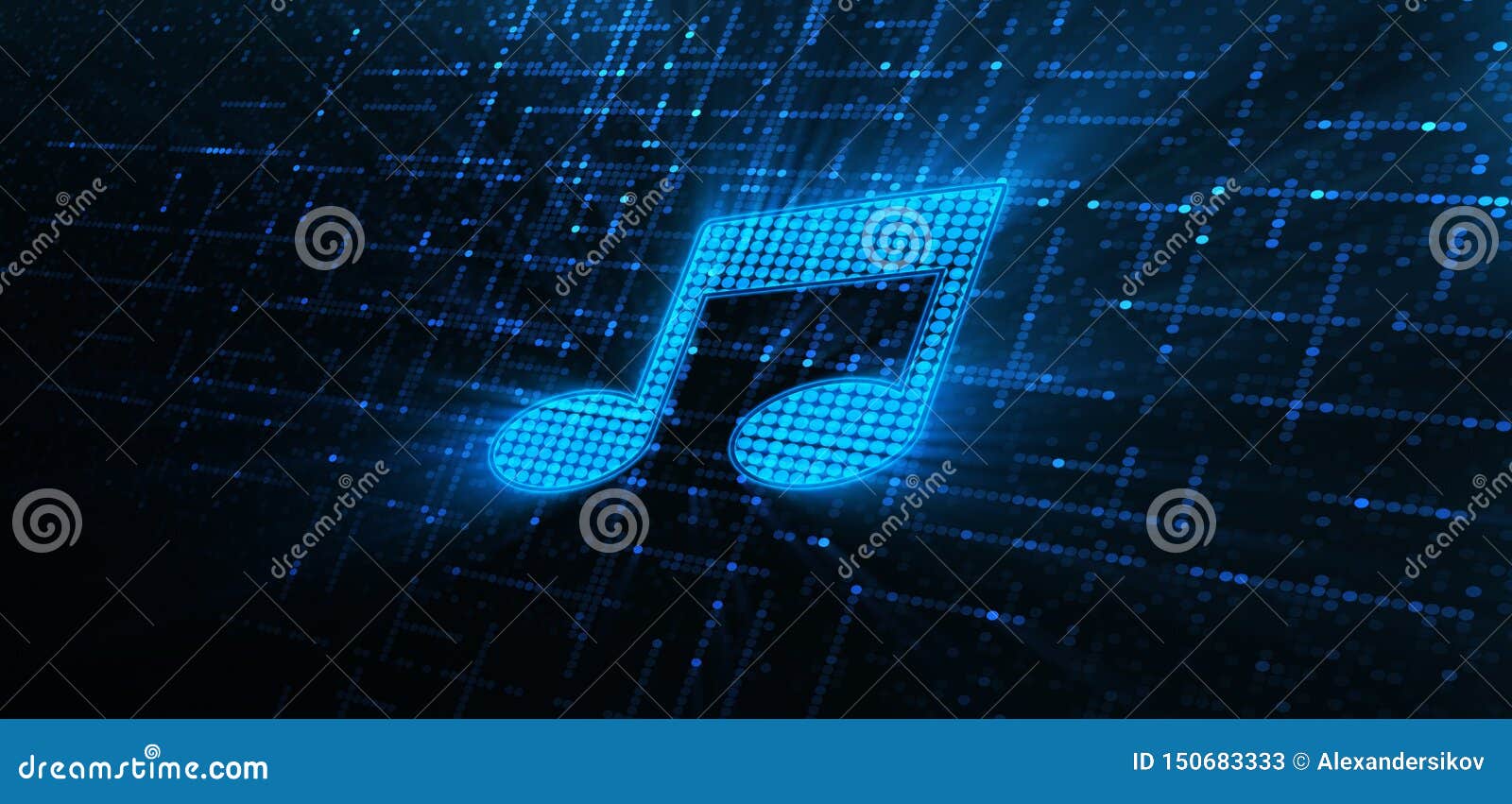 Musical Symbol Note Illustration Sound Melody Concept Stock ...