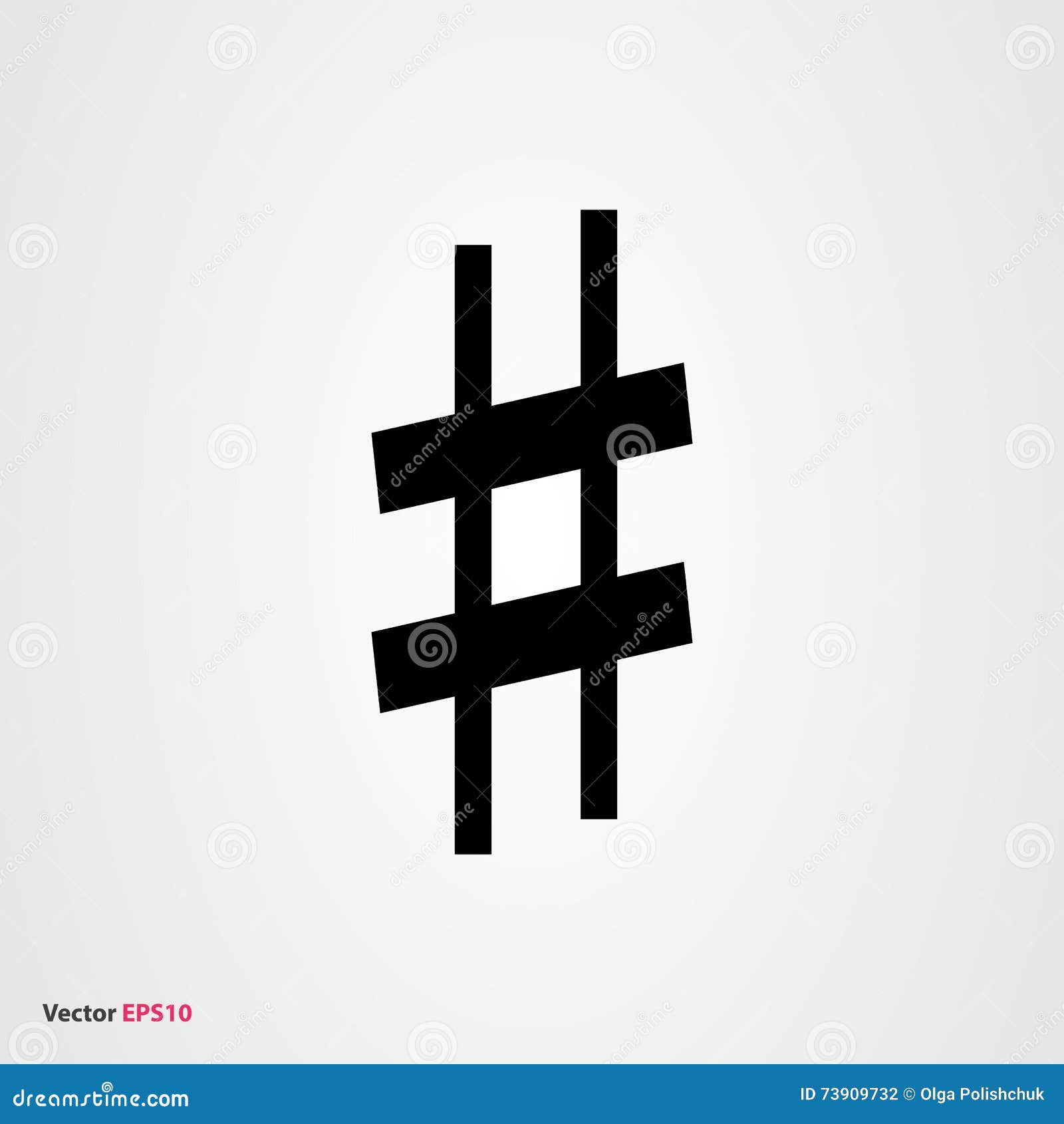 Musical symbol sharp stock illustration. Illustration of melody - 73909732