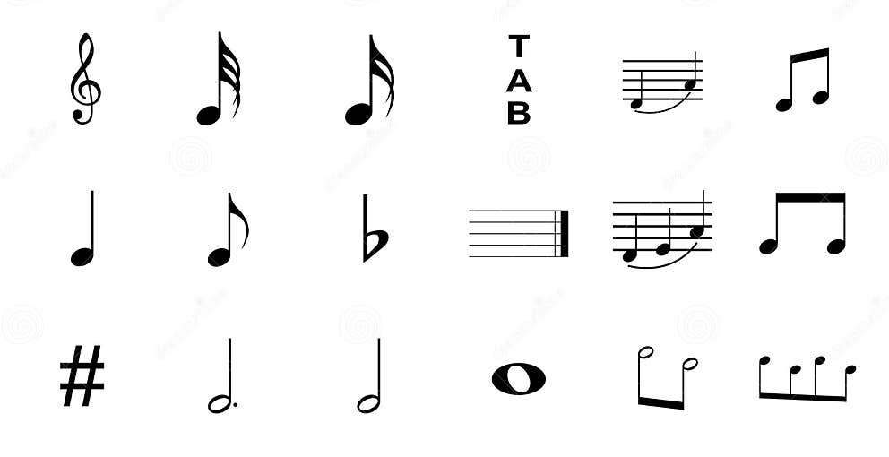 Musical Symbols , Elements of Musical Symbols, Icons and Annotations ...