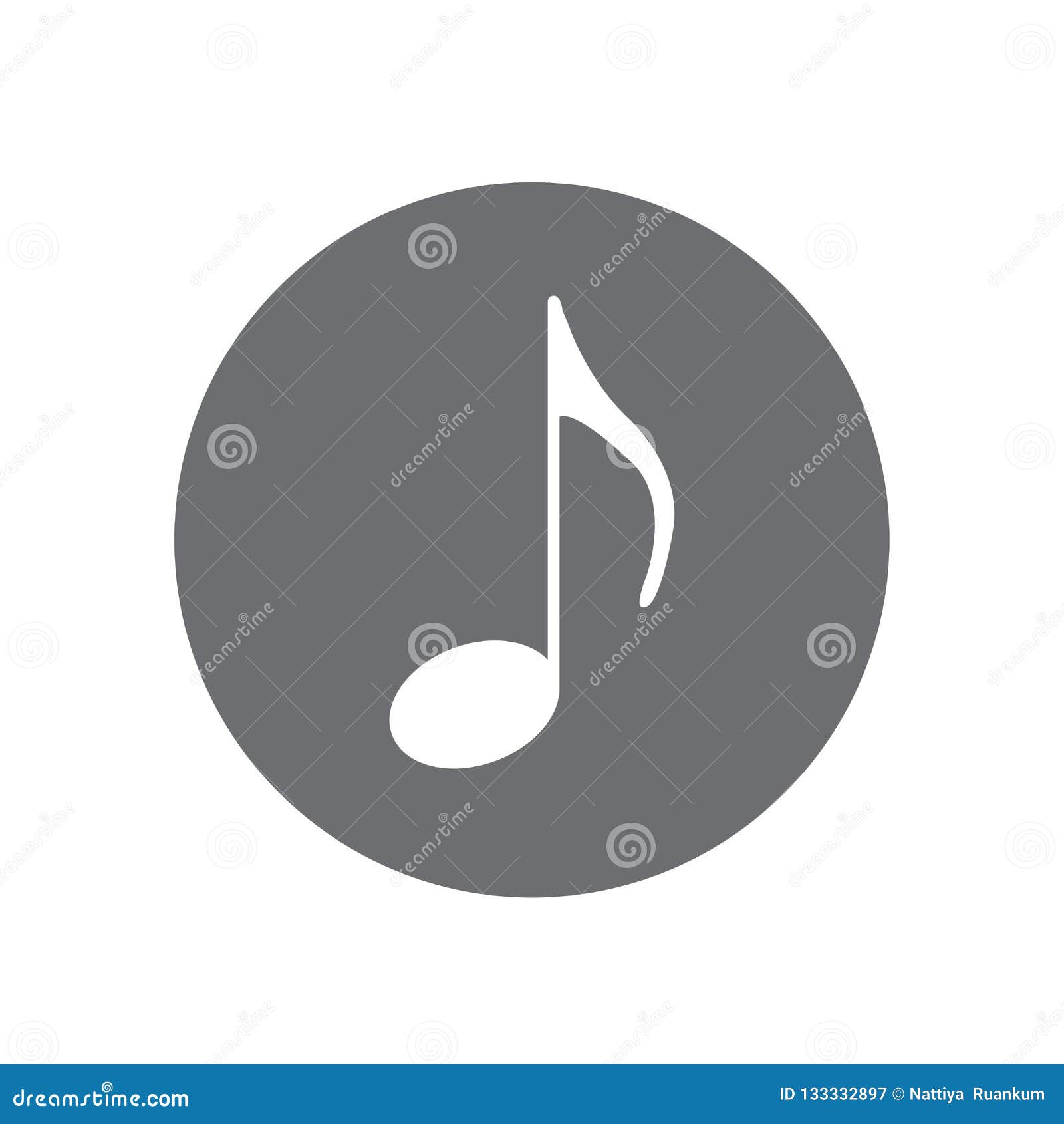 Musical Symbols and Notes Vector on White Background Stock Vector ...