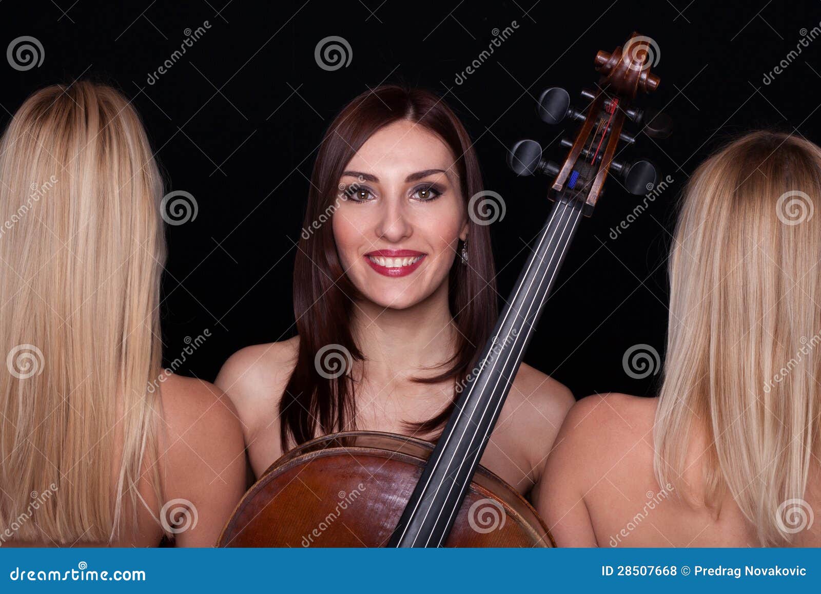 Musical Trio! stock photo. Image of city, event, performing - 28507668