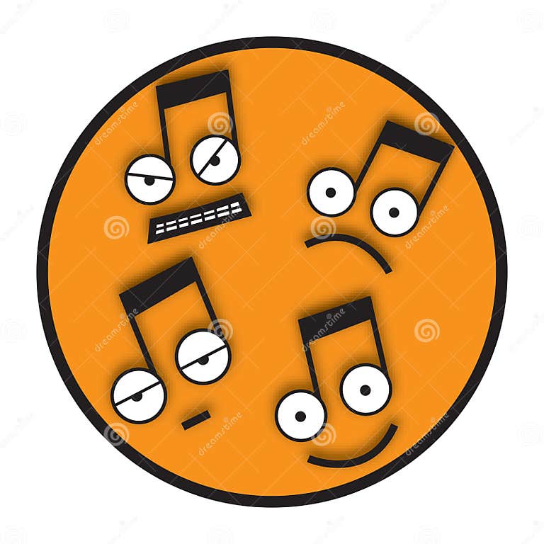Musical tunes stock vector. Illustration of musical, happy - 4296399