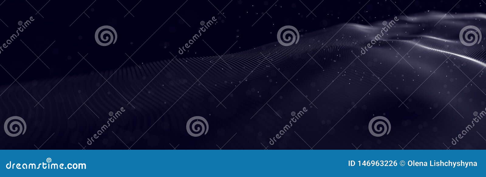 Musical Wave of Particles. Sound Structural Connections. Abstract ...