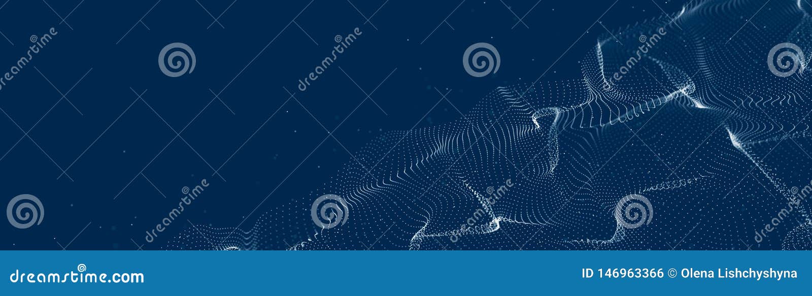 Musical Wave of Particles. Sound Structural Connections. Abstract ...