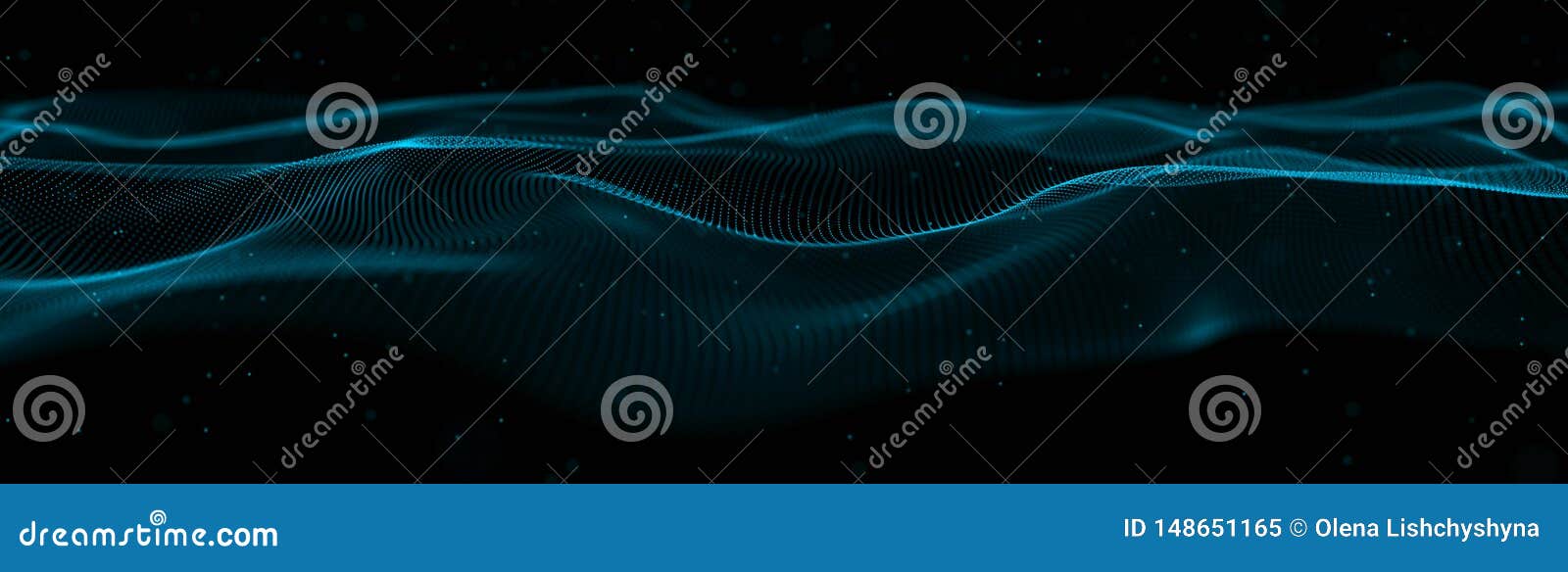 Musical Wave of Particles. Sound Structural Connections. Abstract ...