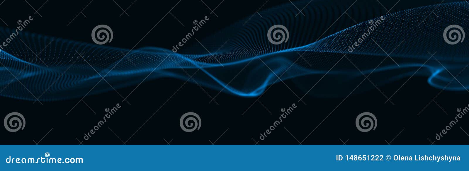 Musical Wave of Particles. Sound Structural Connections. Abstract ...