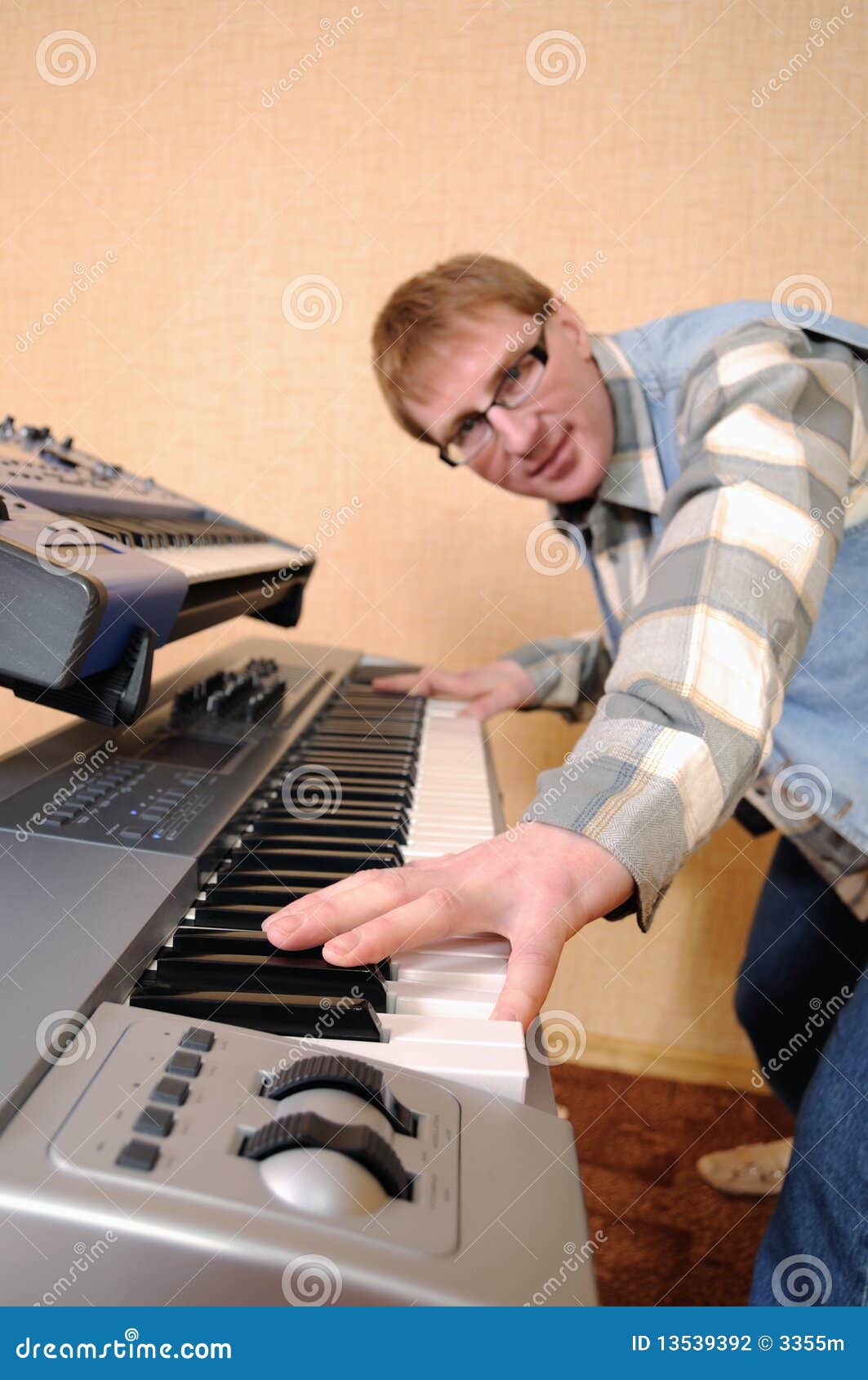 Musician stock photo. Image of human, person, pianist - 13539392