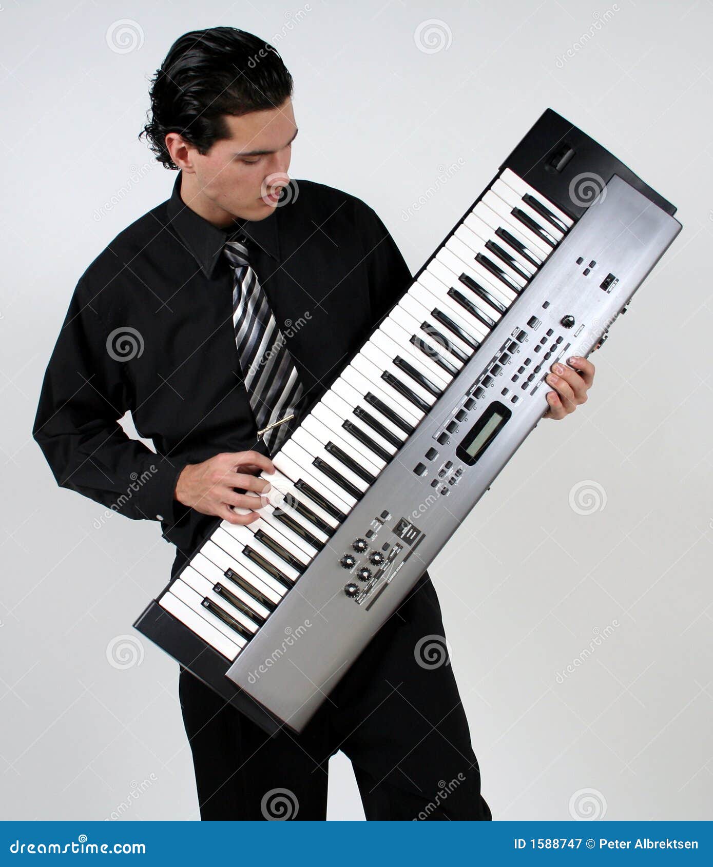 Musician stock image. Image of caucasian, keyboard, digital - 1588747