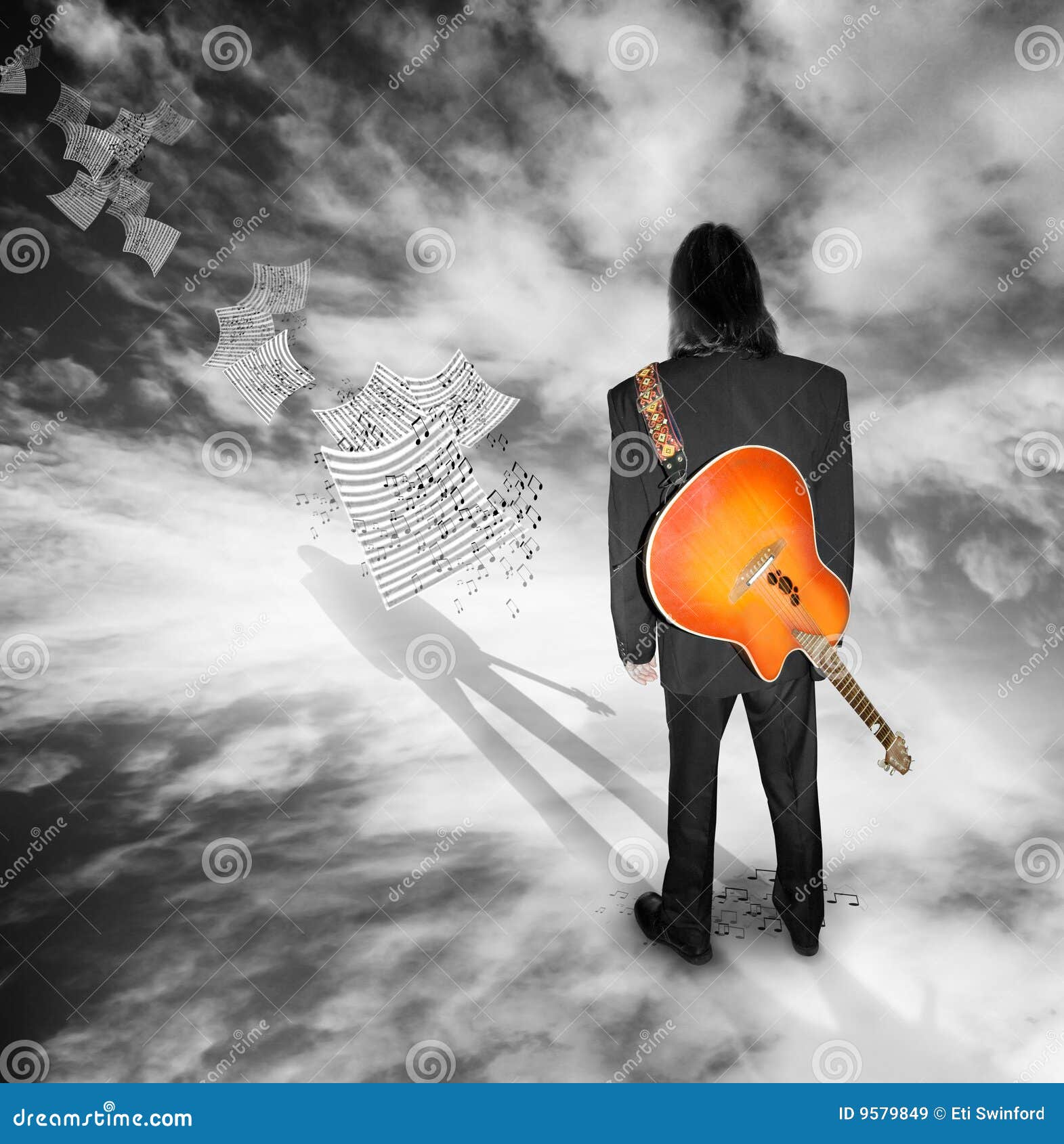 Musician stock image. Image of imagination, lyrics, entertain - 9579849