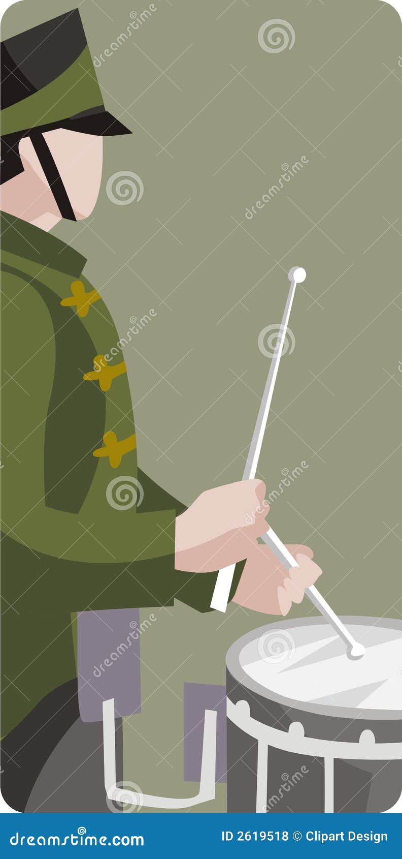 Musician Illustration Series Stock Vector - Illustration of battle ...