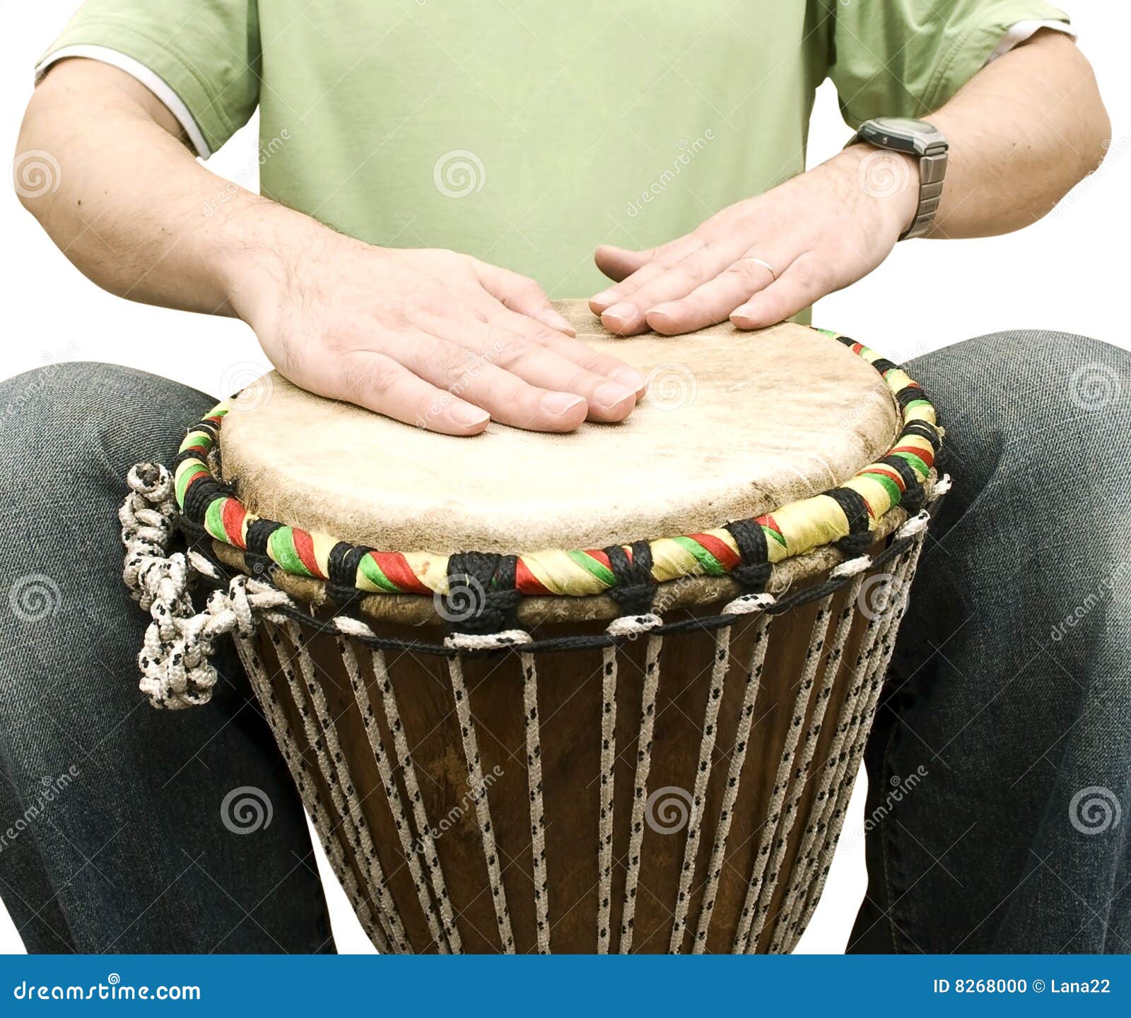 Musician playing drums stock photo. Image of conga, beat - 8268000