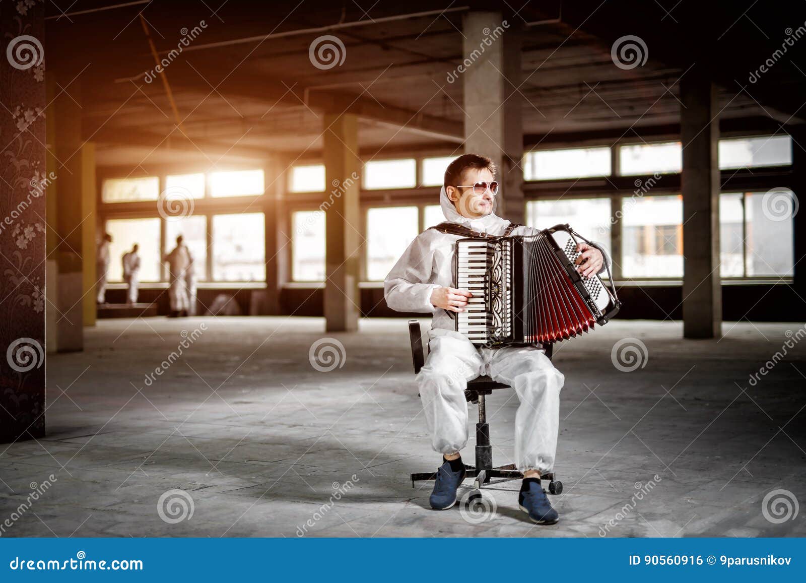 The Musician Playing the Harmonica Stock Photo - Image of people ...