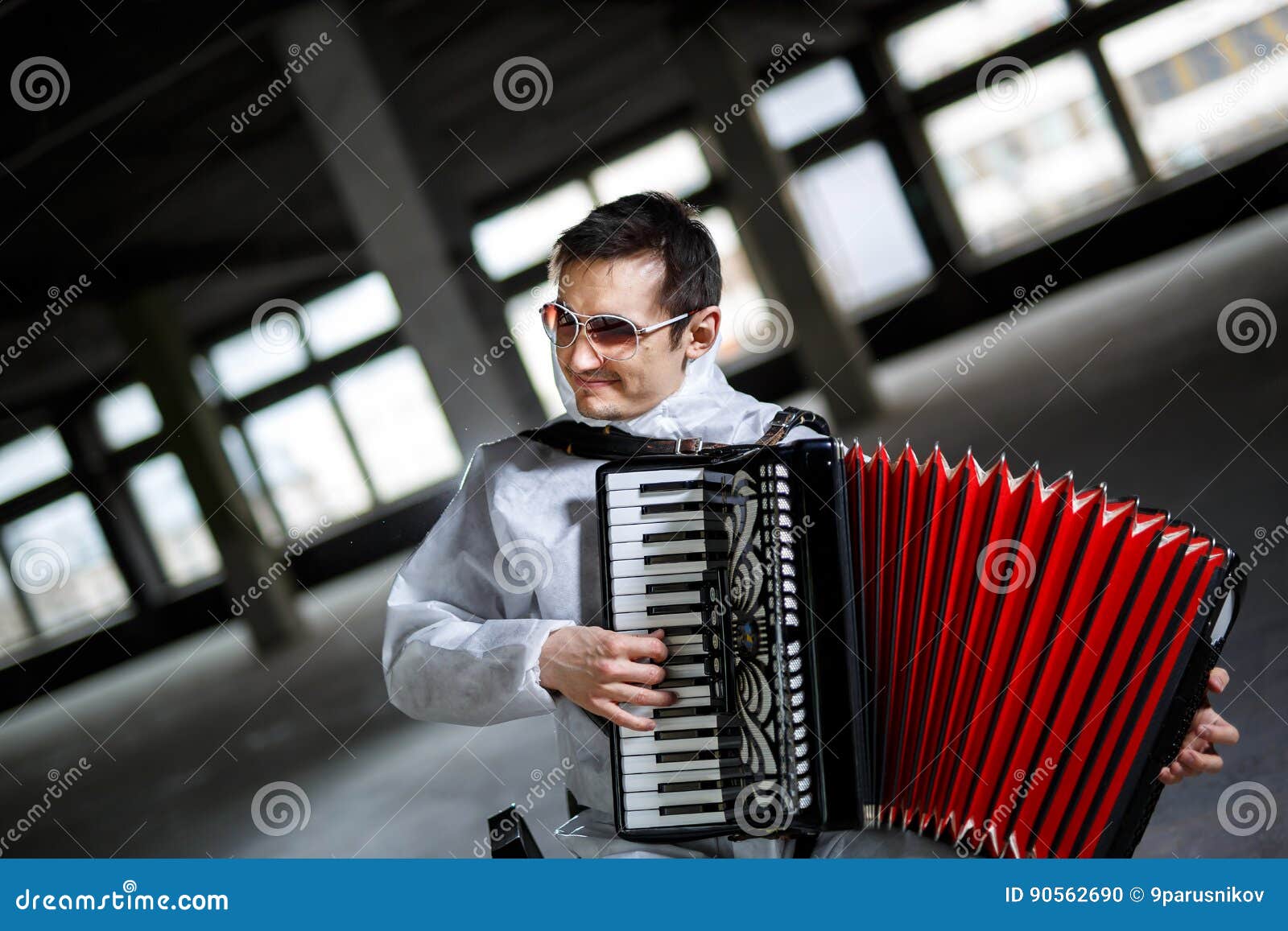 The Musician Playing the Harmonica Stock Photo - Image of person ...