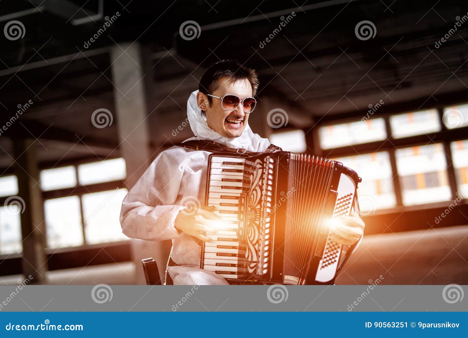 The Musician Playing the Harmonica Stock Image - Image of harmonica ...