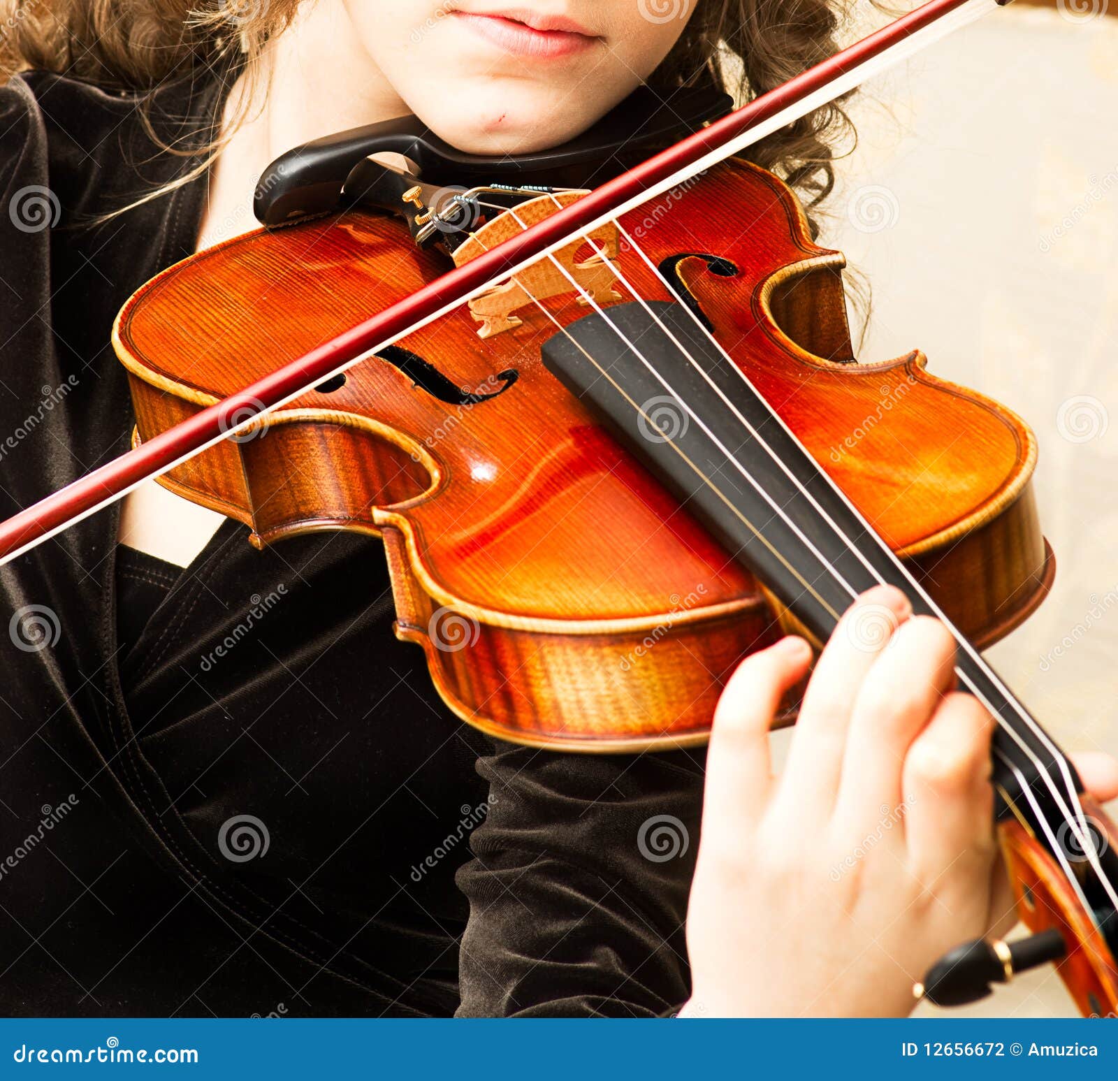 Musician Playing Violin Stock Photography - Image: 12656672