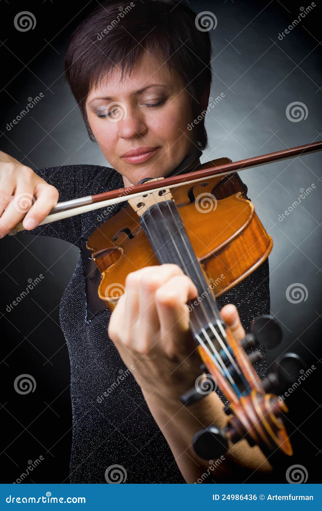 Musician playing violin stock photo. Image of classic - 24986436