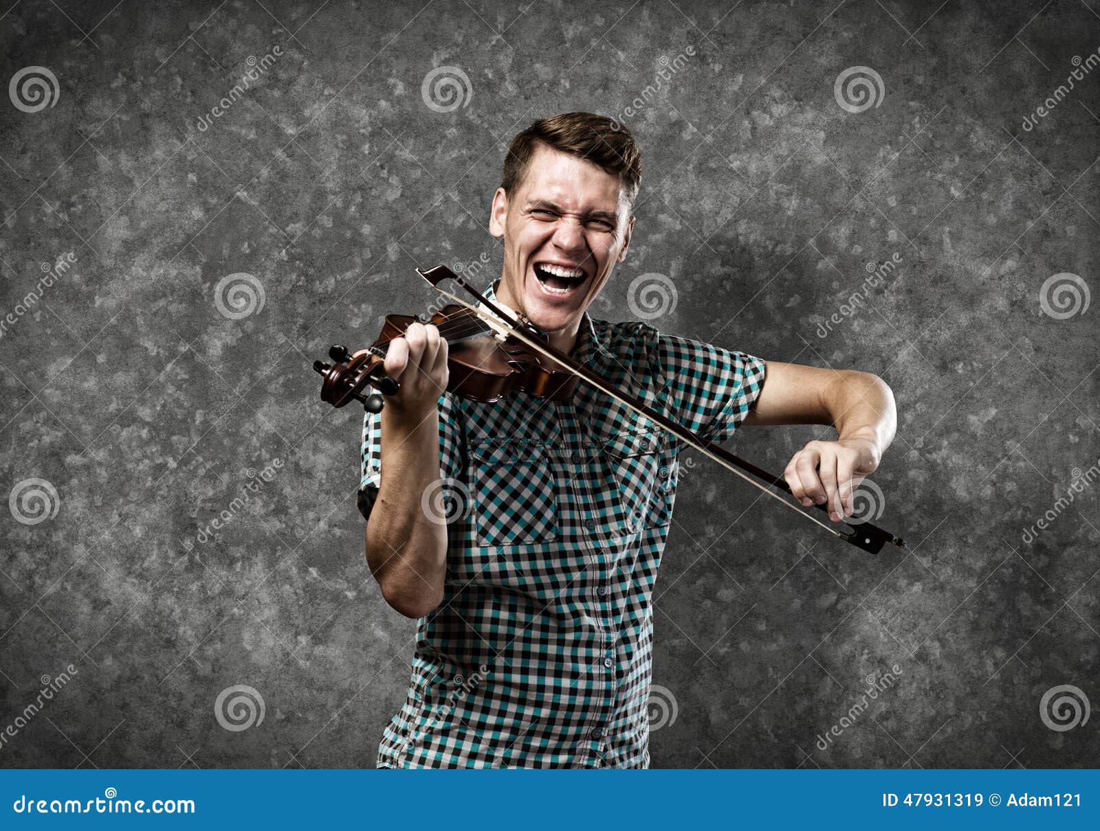 Musician playing violin stock image. Image of music, career - 47931319