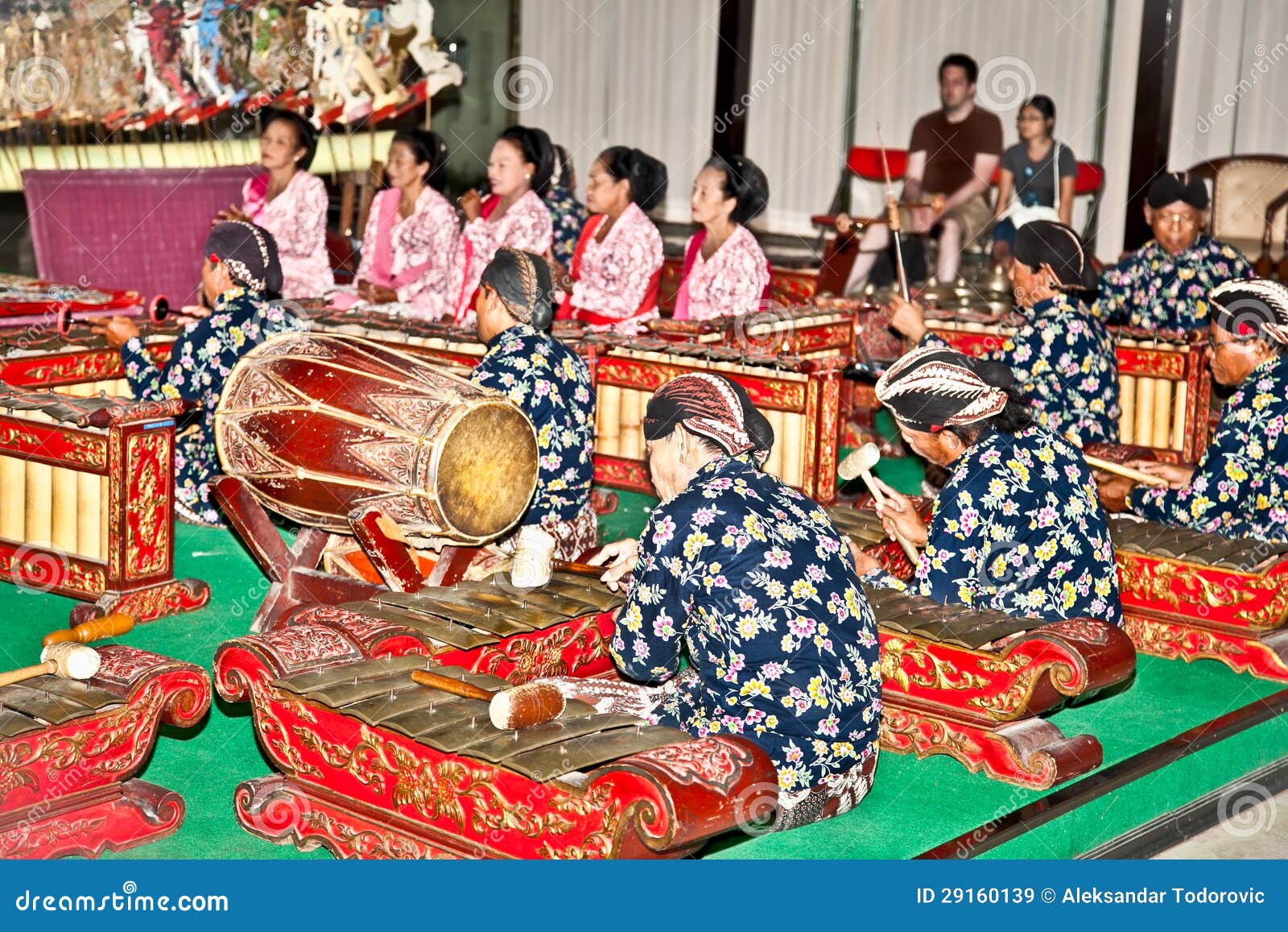 Musician of Wayang Kulit in Yogyakarta on Java, Indonesia. Editorial ...