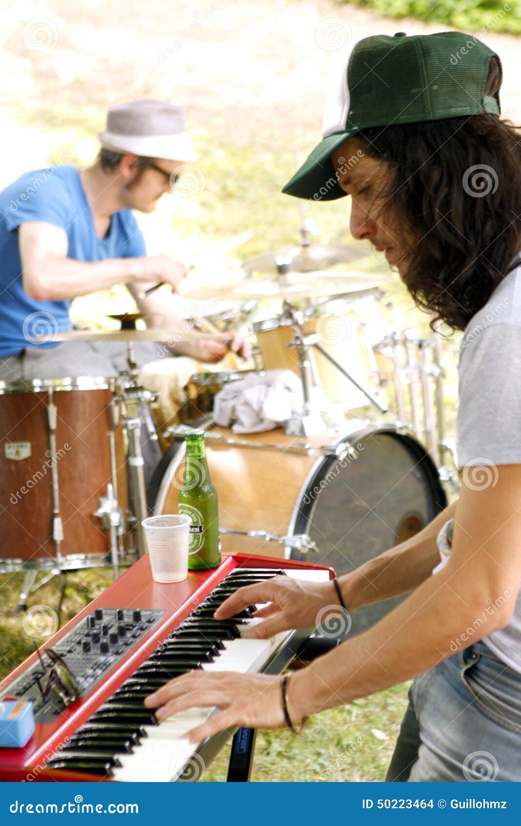 Musicians editorial stock image. Image of rock, park - 50223464