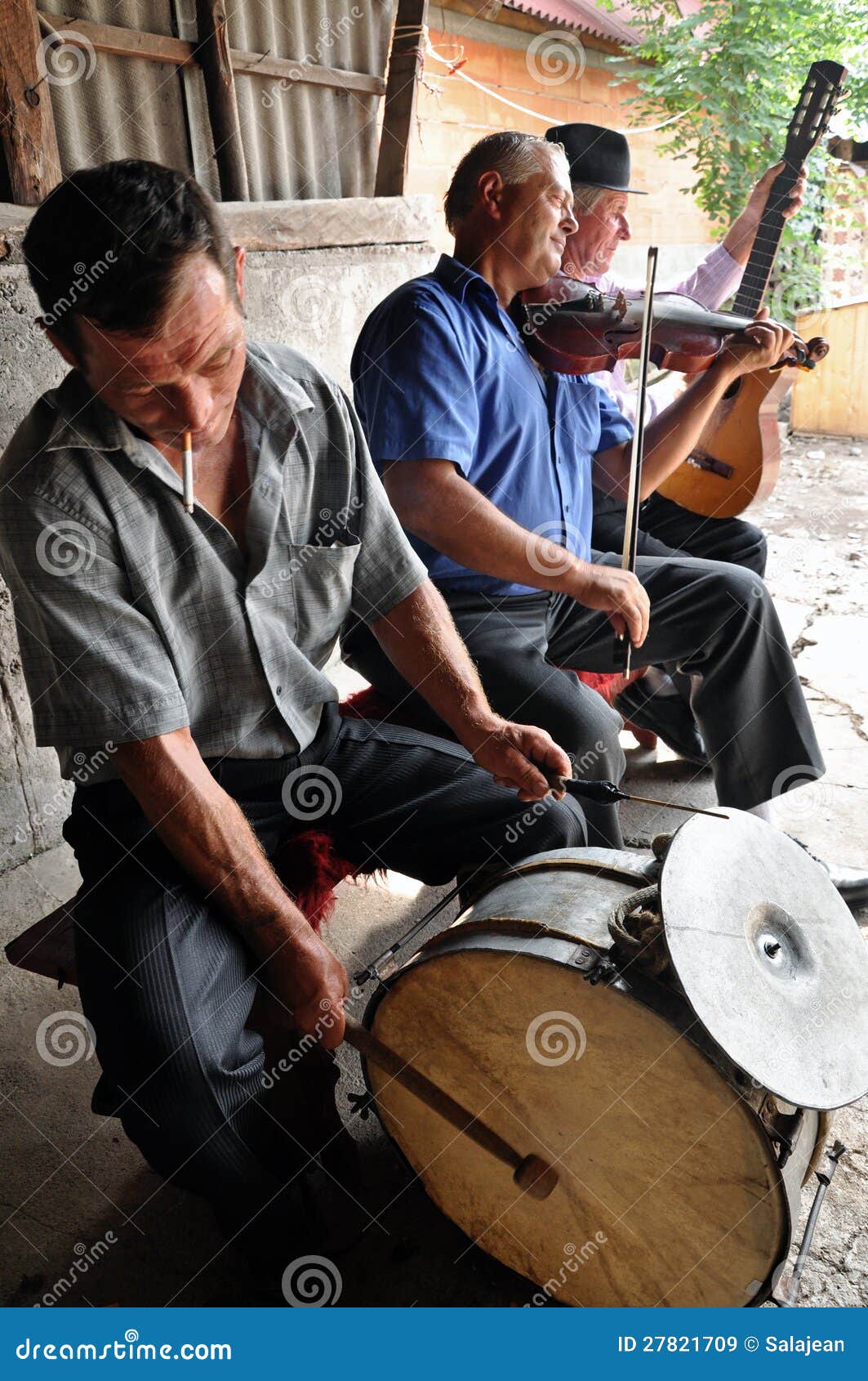Musicians Playing on Traditional Instruments Editorial Stock Image ...