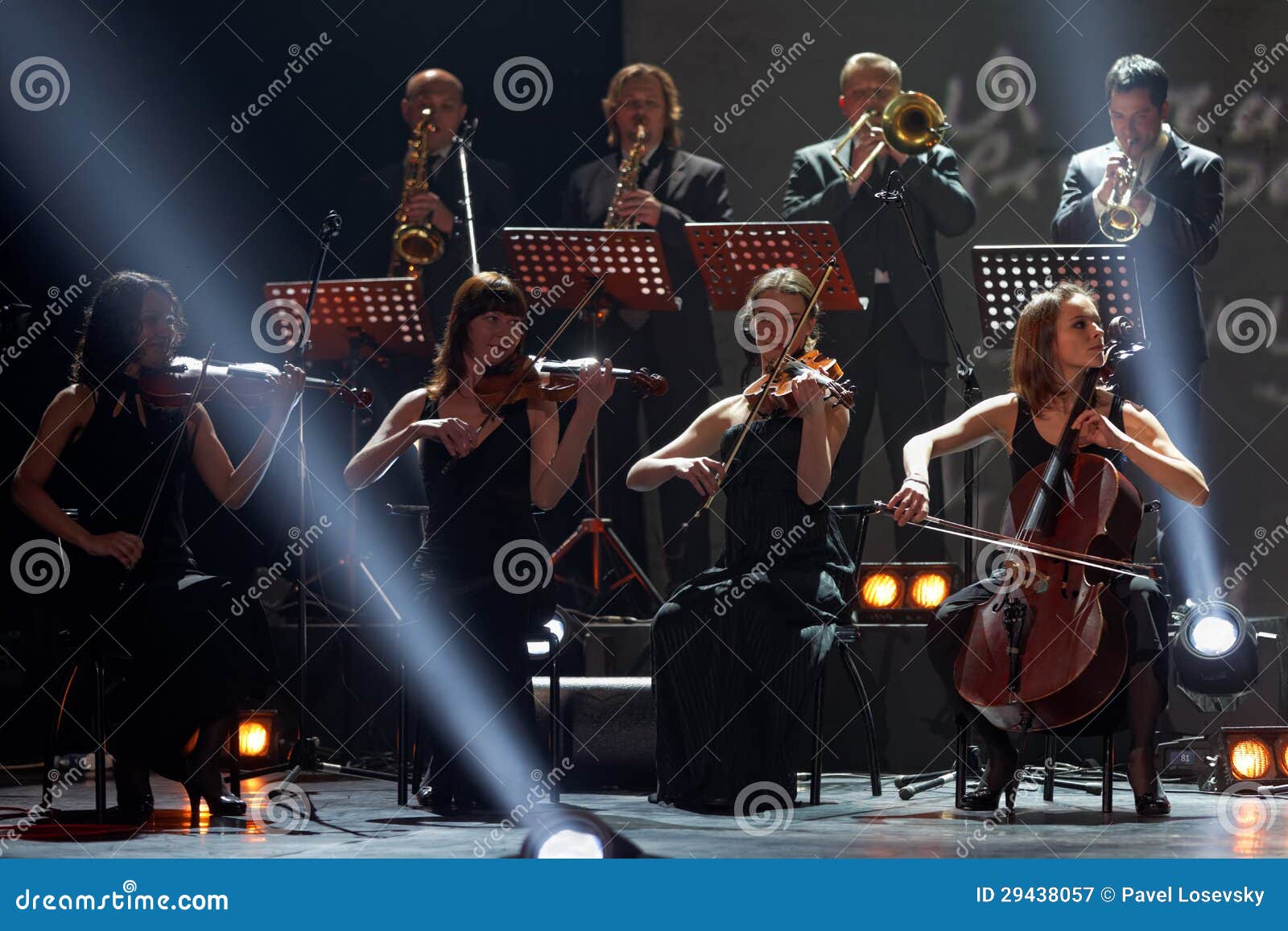 Musicians on Stage of Taganka Theatre Editorial Photography - Image of ...