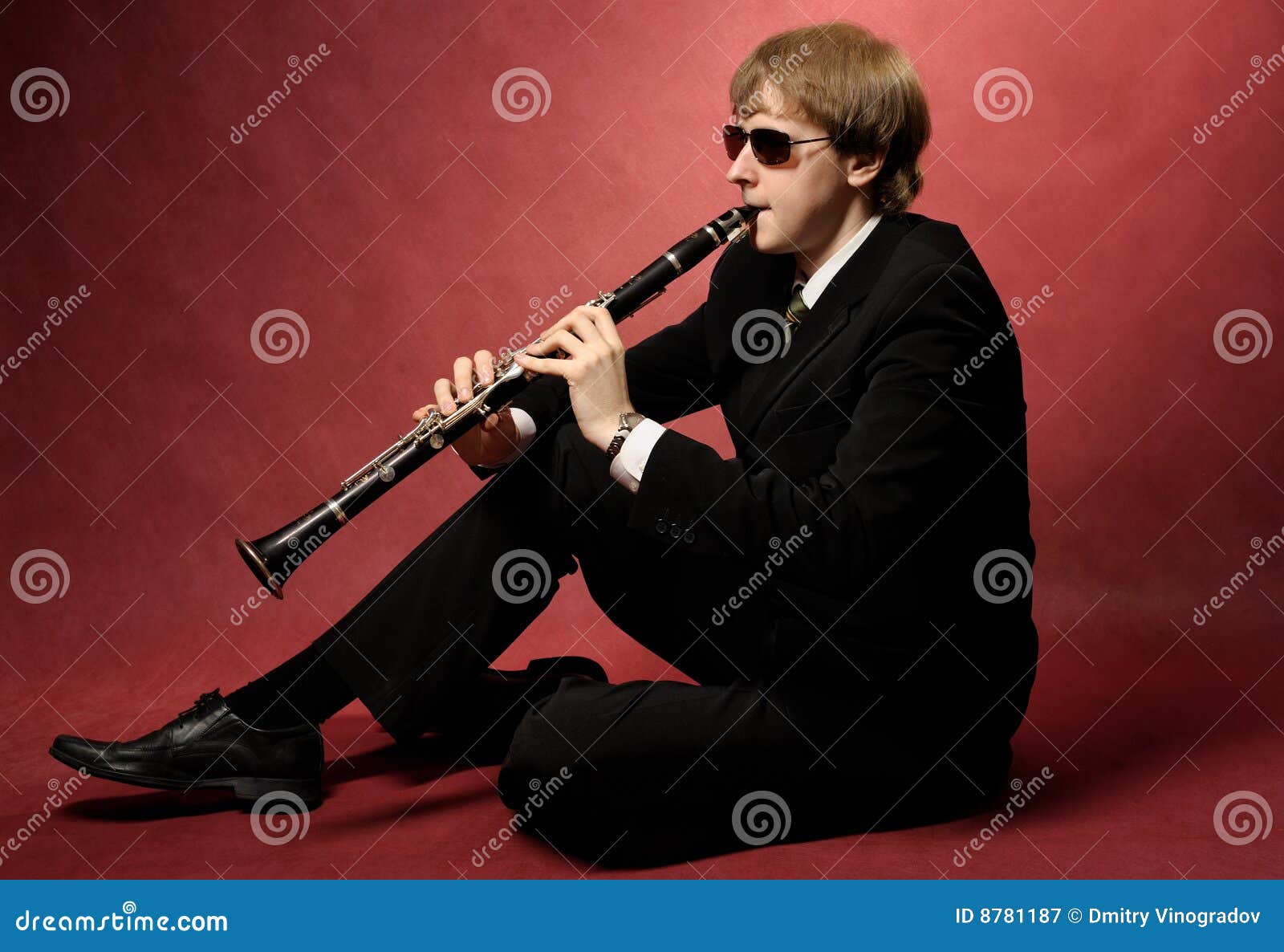 Musicien image stock. Image of lettres, clarinette, classique - 8781187