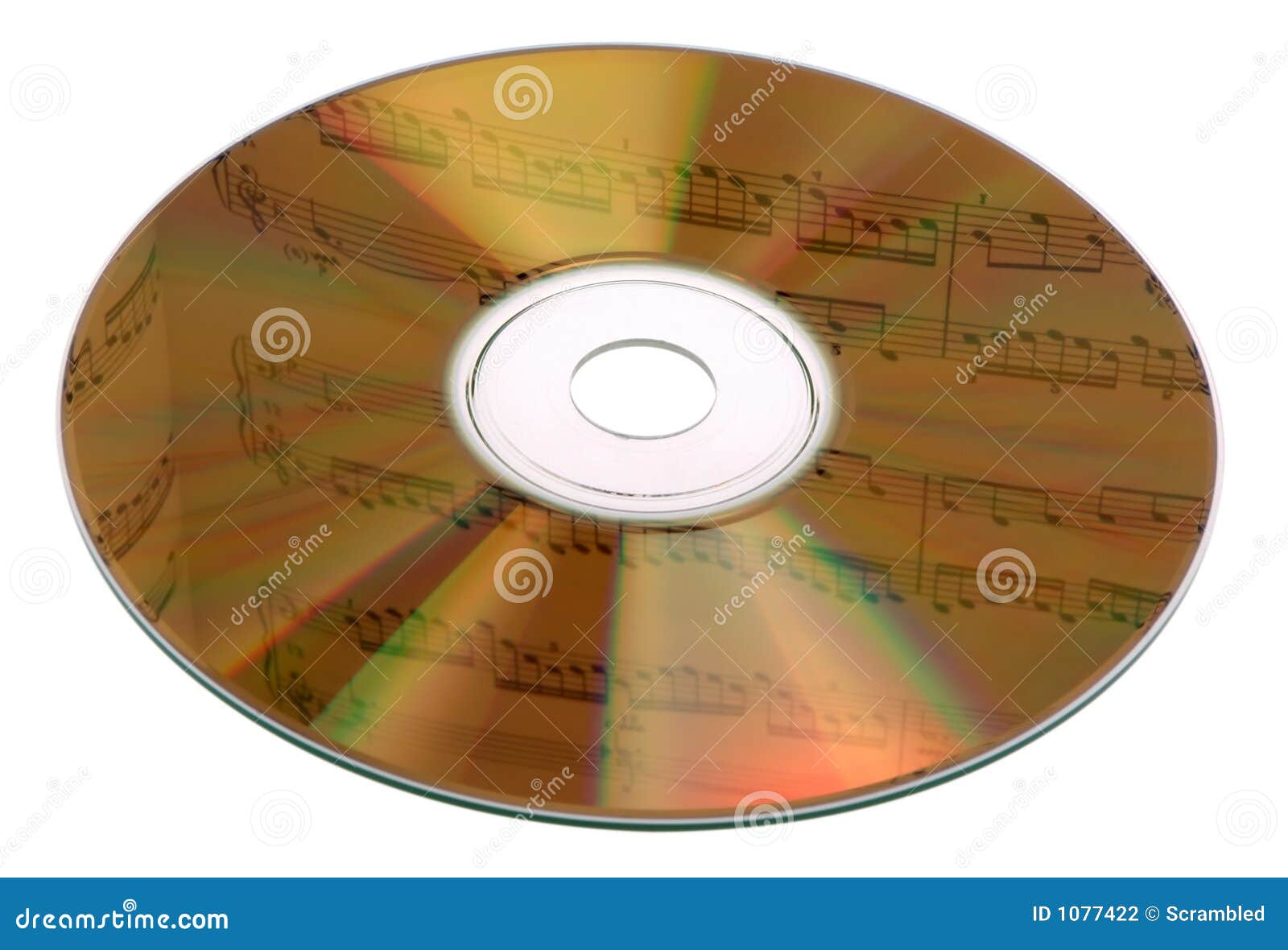 Musik CD stockfoto. Bild von nahaufnahme, kreis, getrennt - 1077422