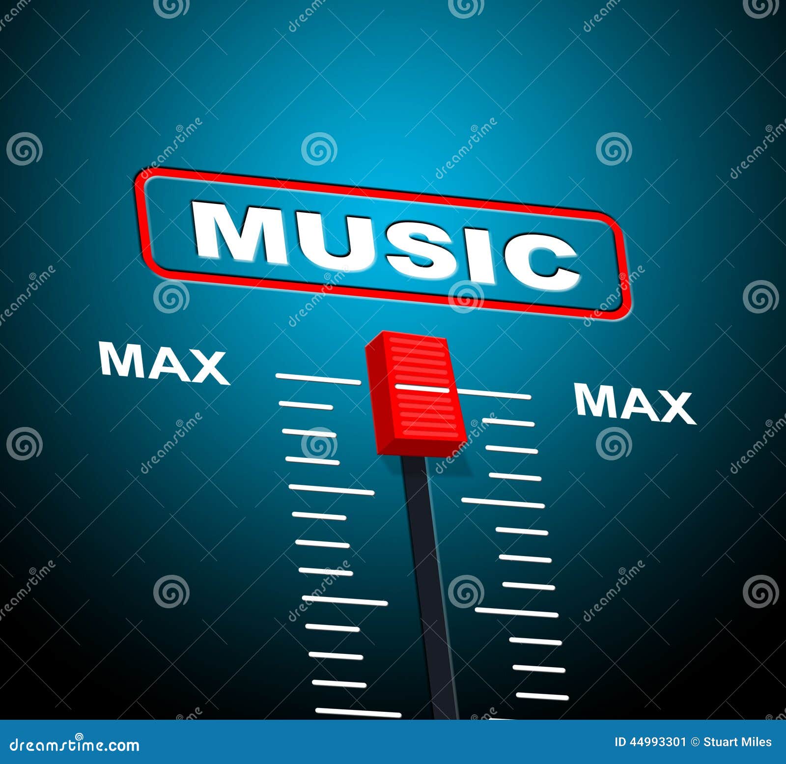 Musik-Max Represents Upper Limit and-Audio Stock Abbildung ...