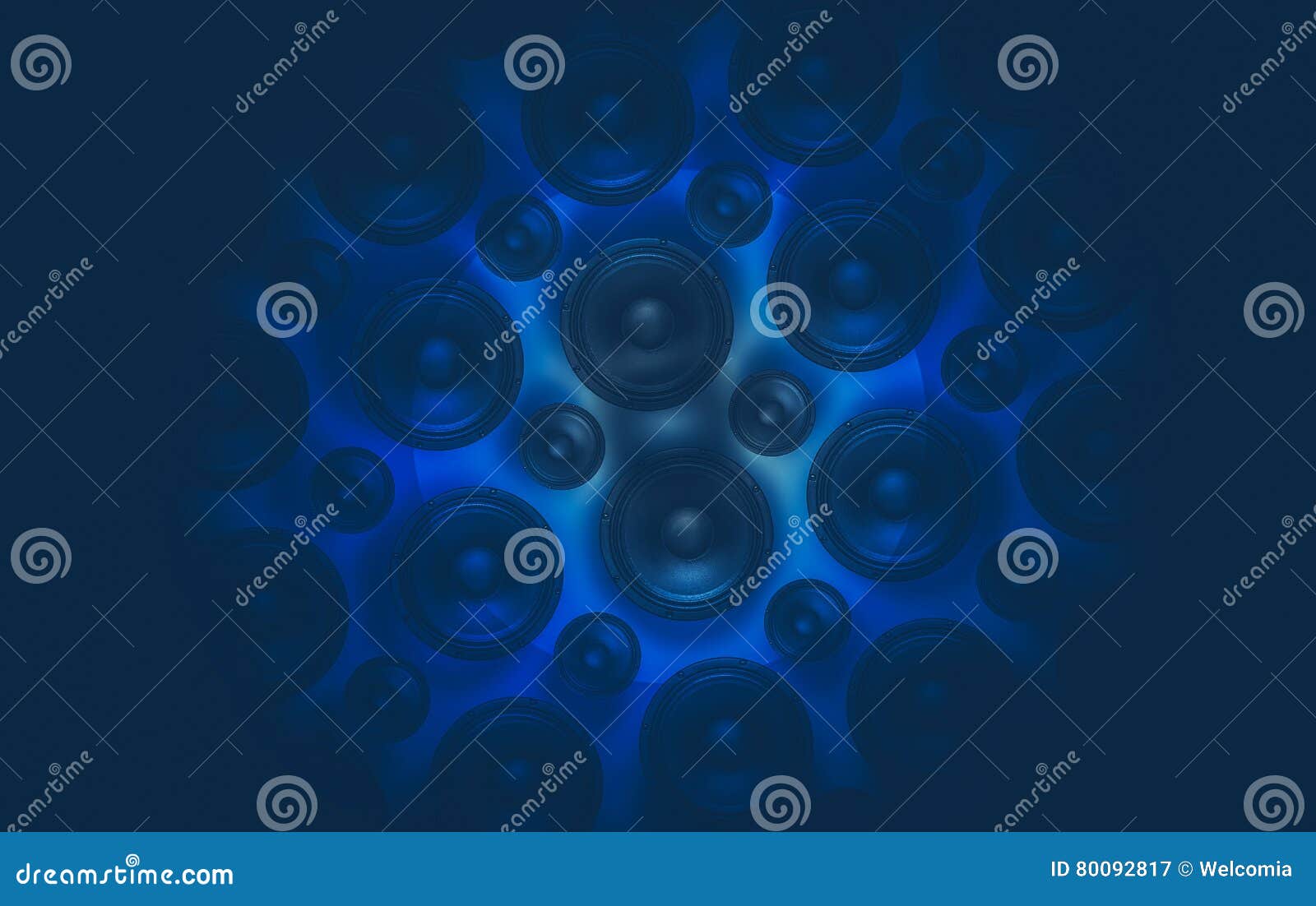 Musik-und Ton-Hintergrund stock abbildung. Illustration von erscheinen ...