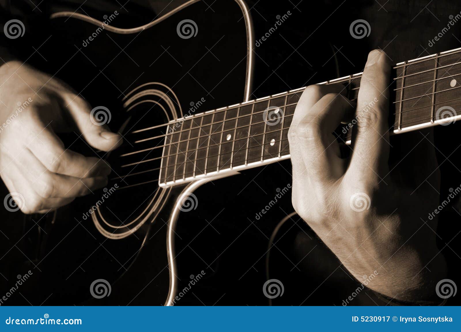 Musiker, Der Gitarre Spielt Stockbild - Bild von sachkenntnis, musik ...