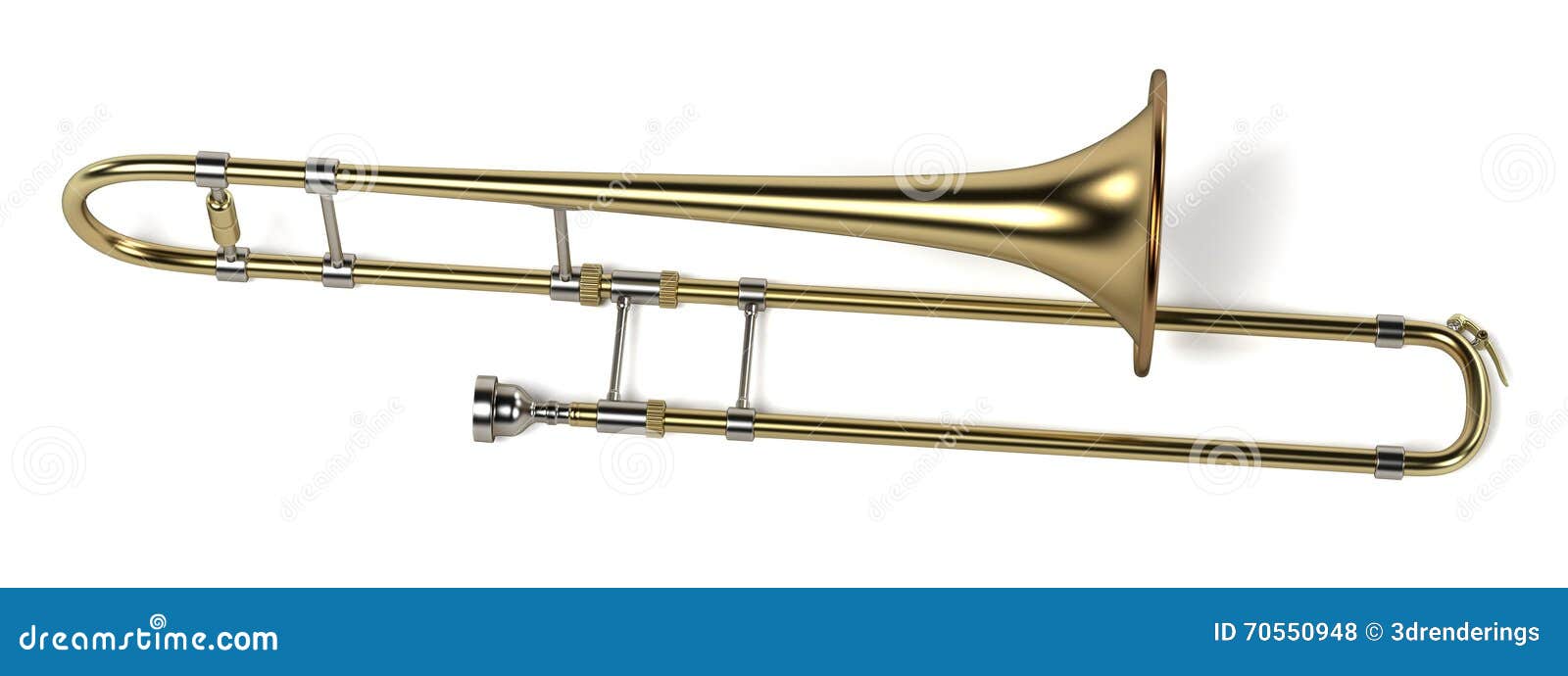 Musikinstrument Der Posaune Stock Abbildung - Illustration von ...