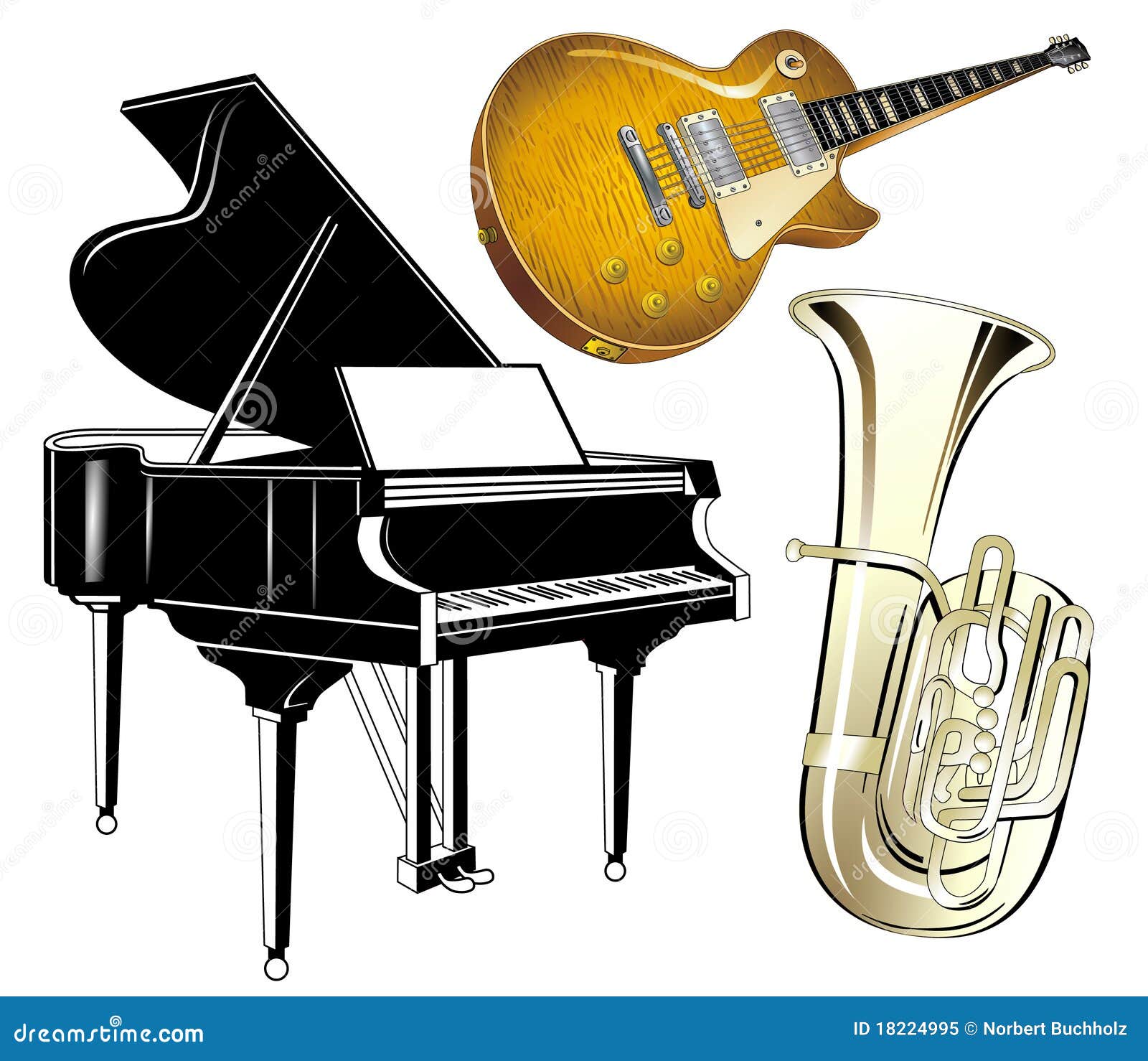 Musikinstrumente Lizenzfreies Stockfoto - Bild: 18224995