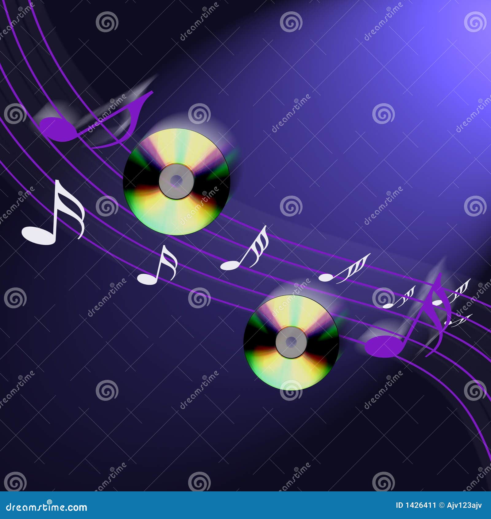 Musique de Cd d'Internet illustration stock. Illustration du disque ...