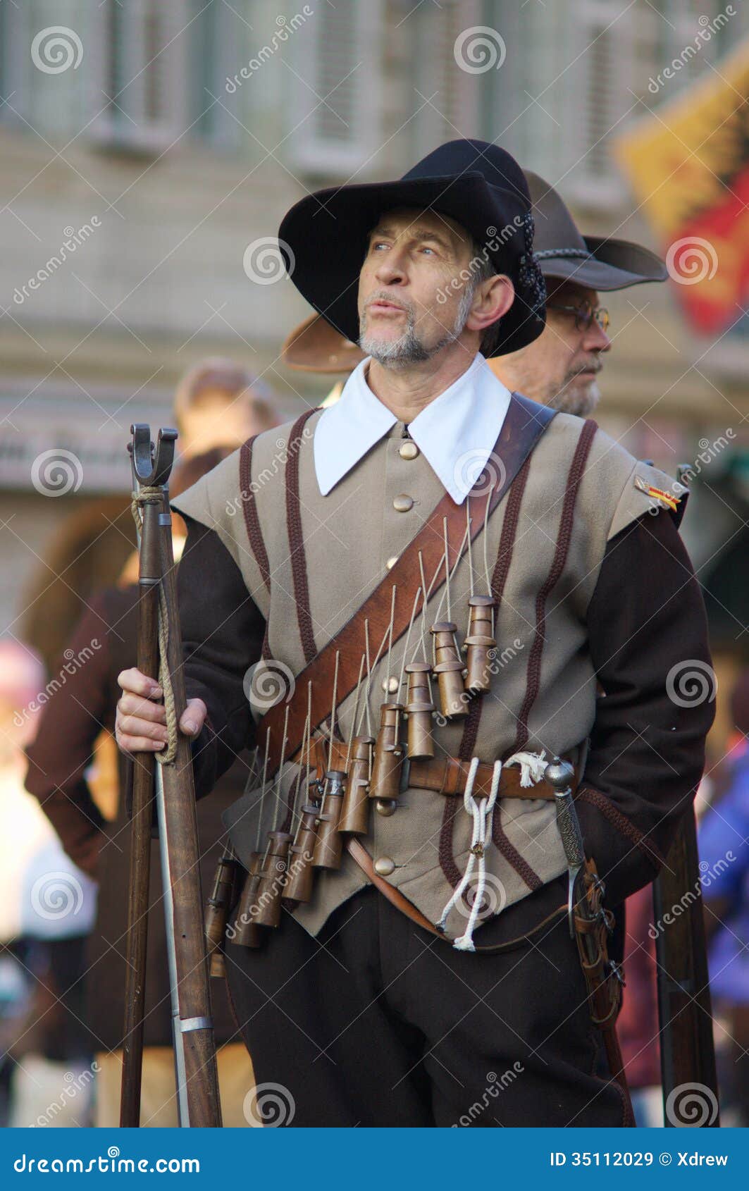 Musketier in Carnaval Van Escalade Redactionele Stock Afbeelding ...