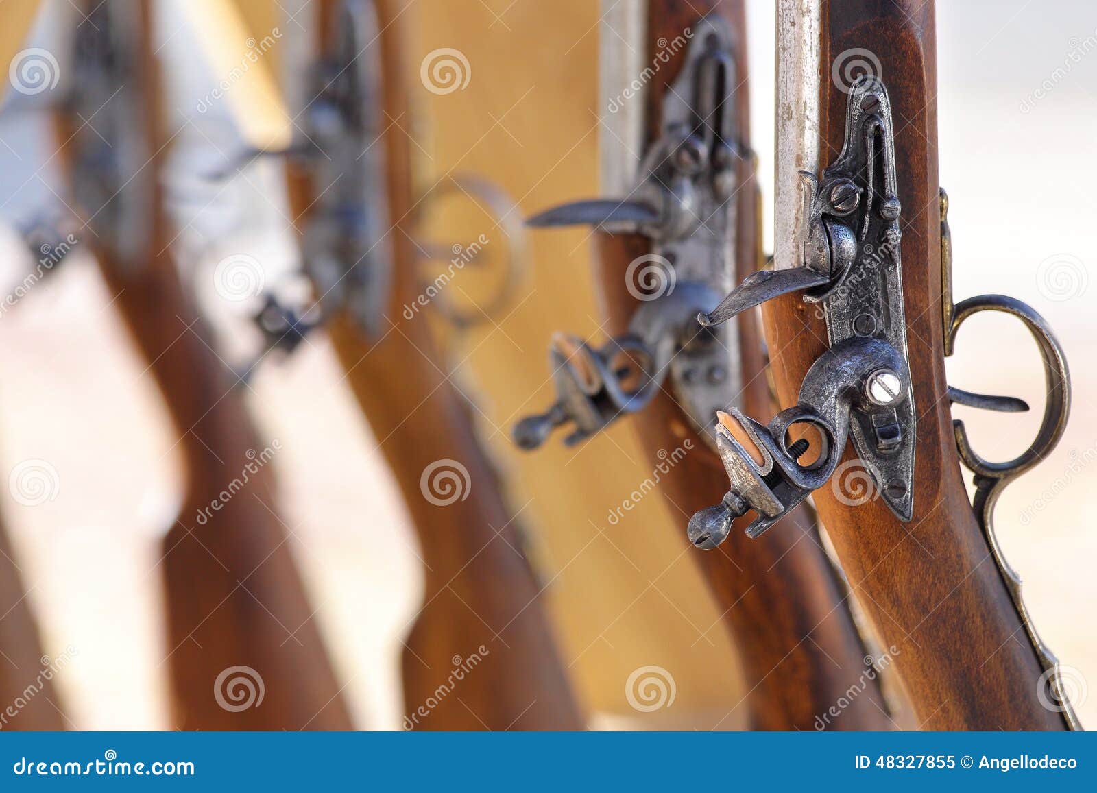 Old Musket Gun Mechanism Royalty-Free Stock Image | CartoonDealer.com ...