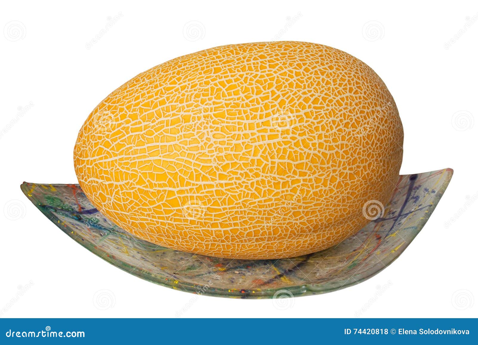Muskmelon/white Melon Isolated On Black Background Stock Image ...
