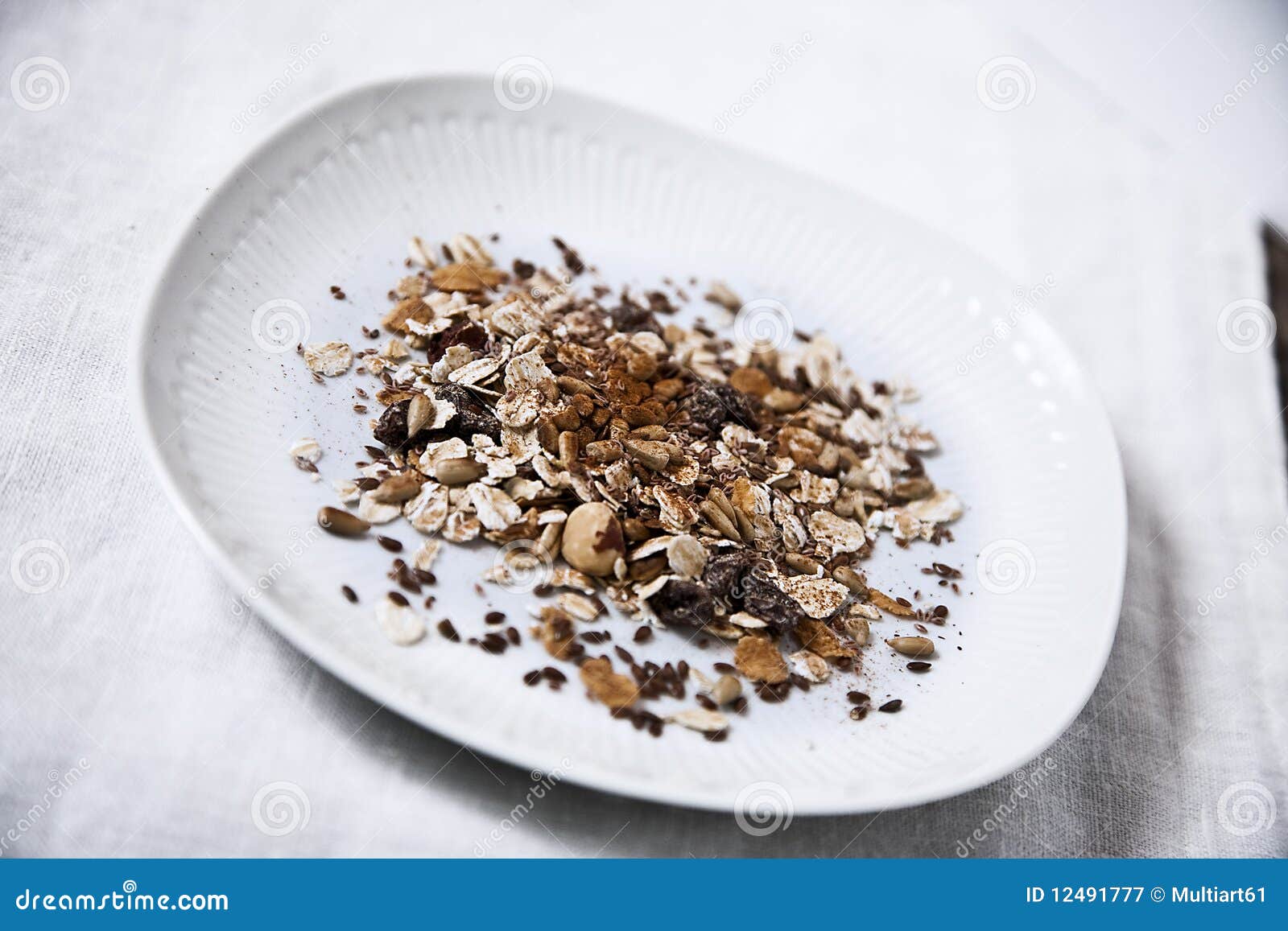 Musli stock image. Image of snack, closeup, breakfast - 12491777