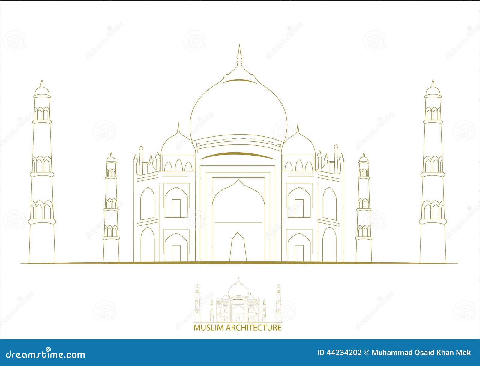 Taj Mehal Stock Illustrations – 2 Taj Mehal Stock Illustrations ...