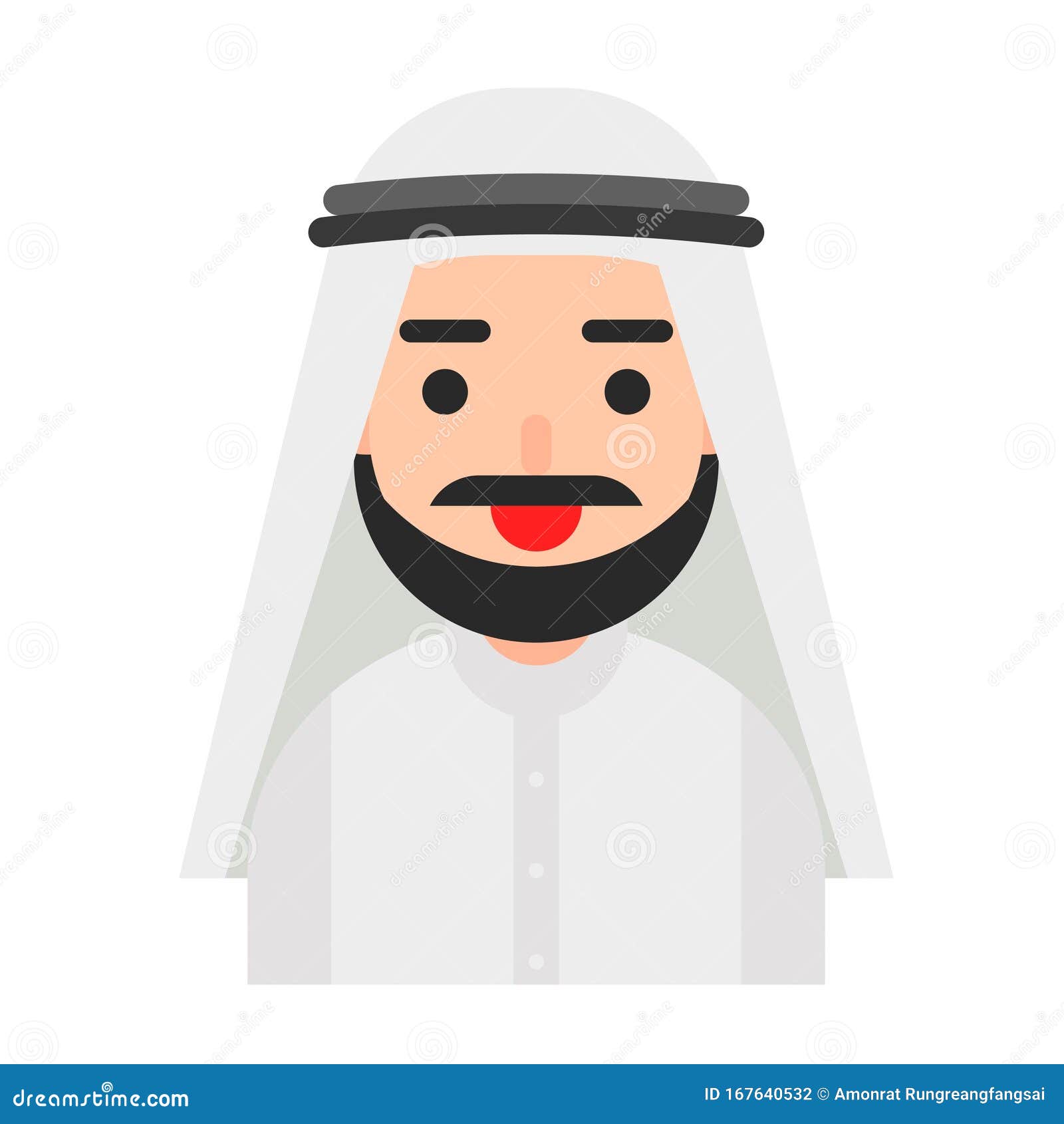 Muslim Avatar Vector, Muslim People Flat Icon Stock Vector ...
