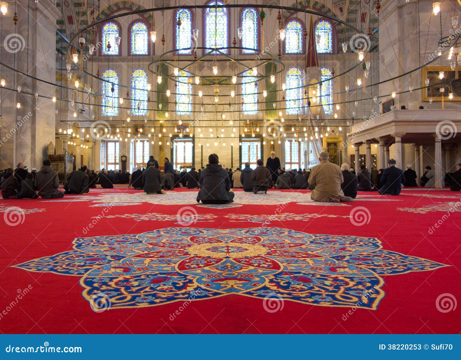 Muslim Believers in the Mosque (Editorial) Editorial Stock Photo ...