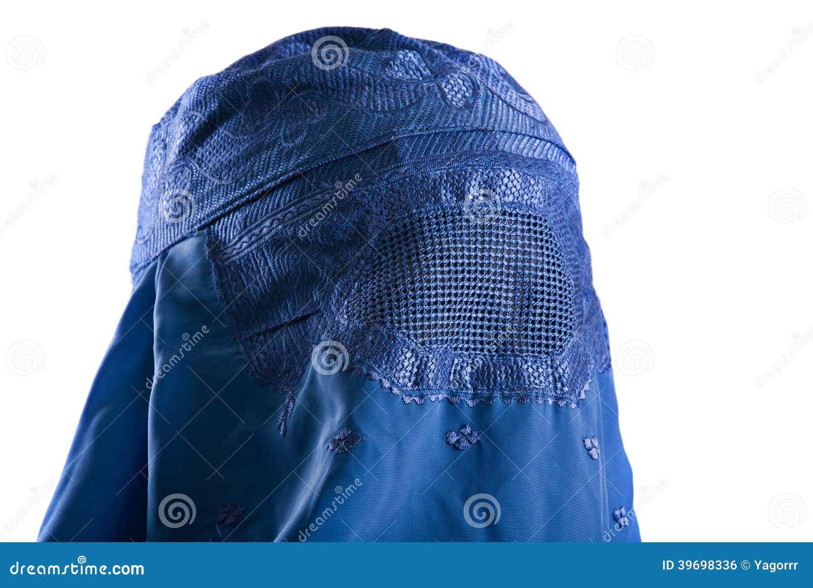 Muslim blue burqa stock photo. Image of beauty, ancient - 39698336