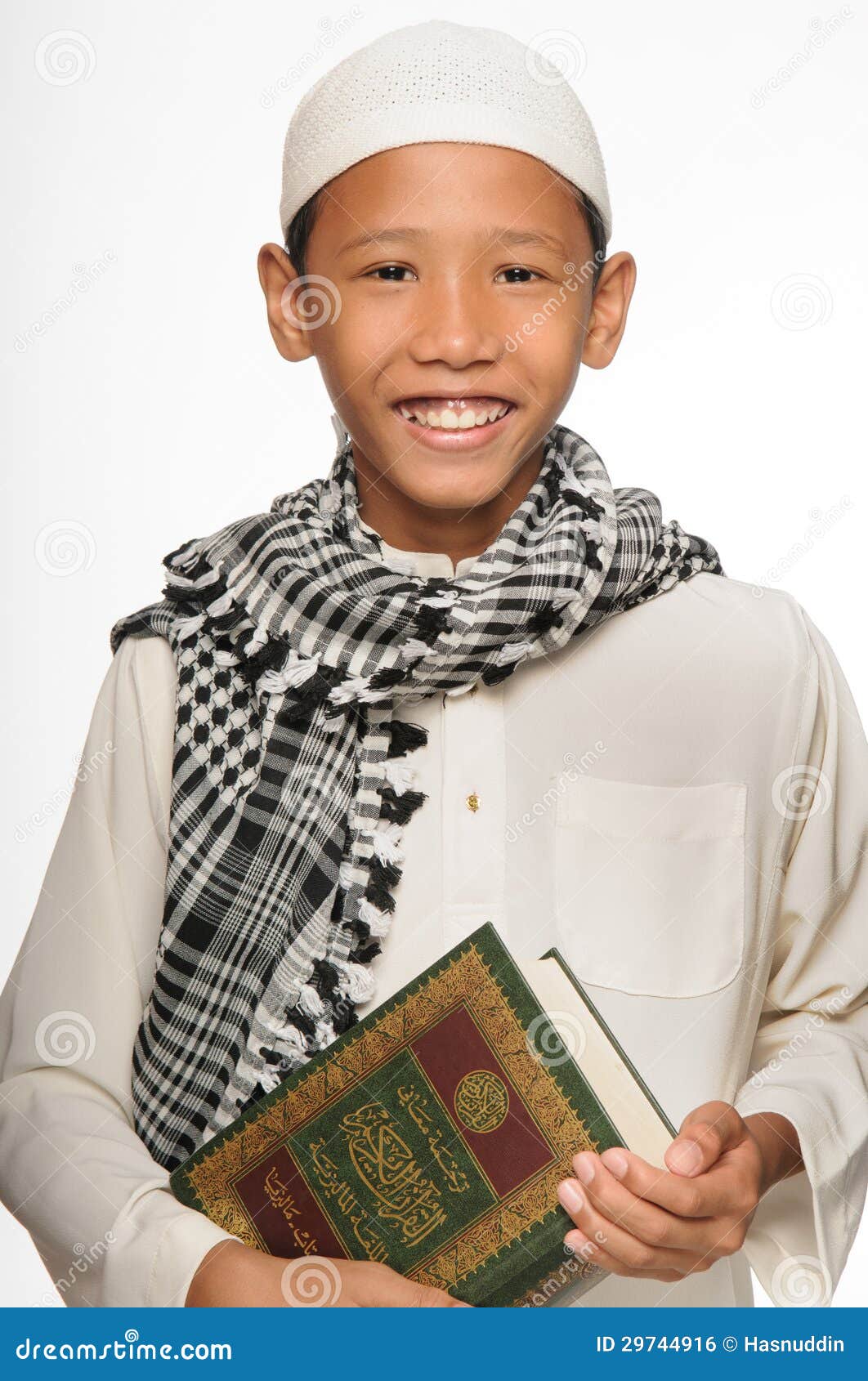 Muslim Boy stock photo. Image of children, white, malaysia - 29744916