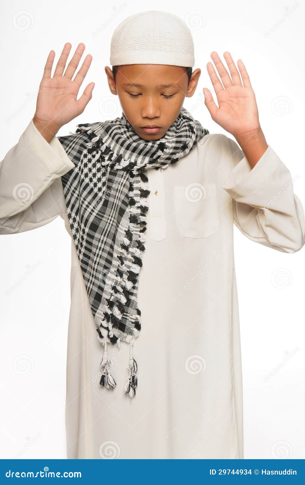 Muslim Boy stock photo. Image of pray, solat, southeast - 29744934