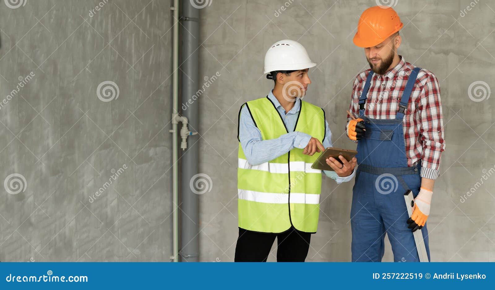 Muslim Builder and Civil Engineer with Tablet Pc Computer Indoors ...