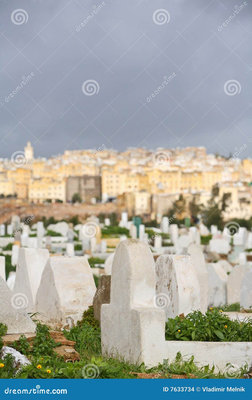Muslim Cemetery. Fes, Morocco Stock Photo - Image of history, africa ...