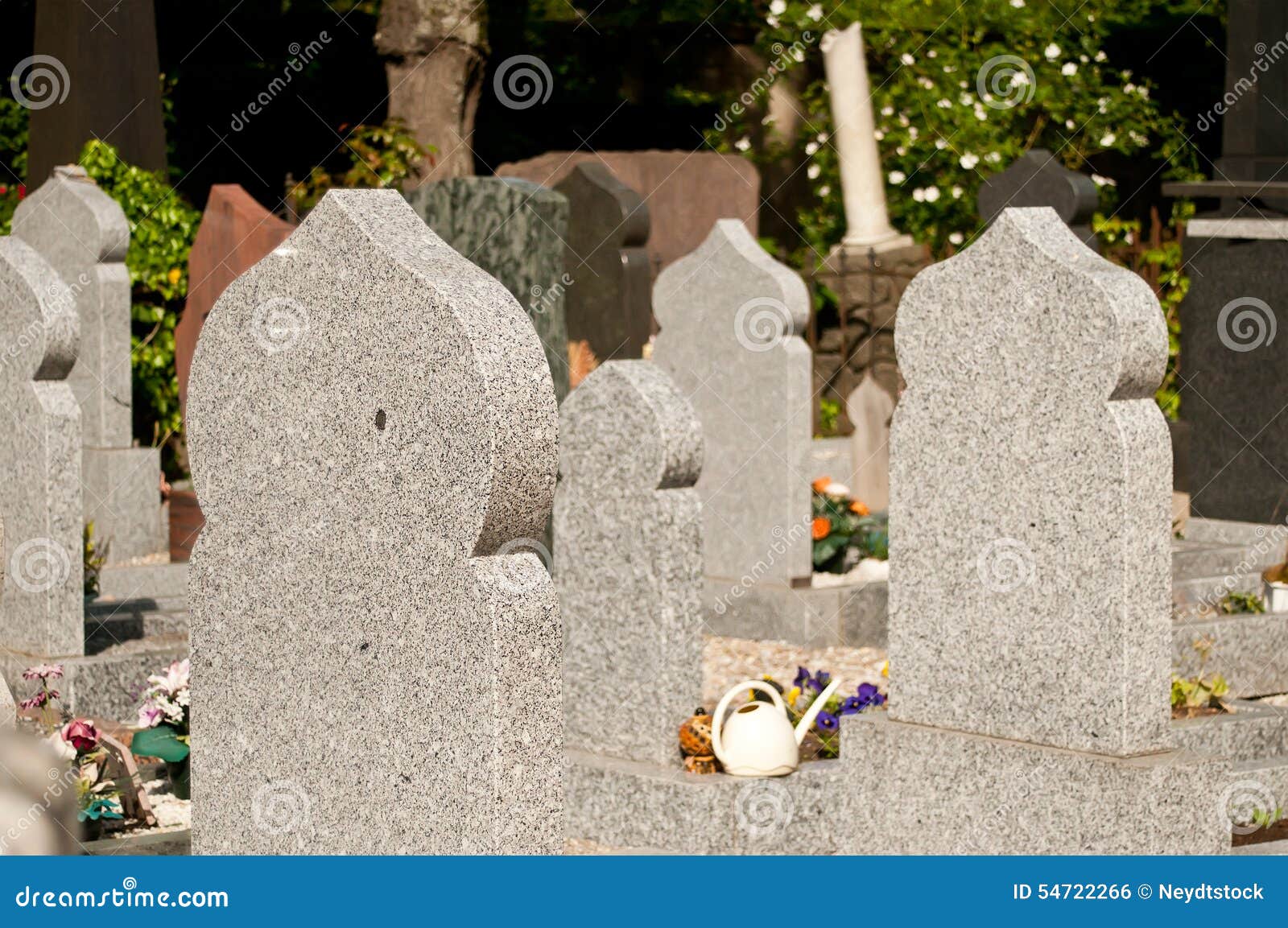 Muslim cemetery stock photo. Image of marble, grave, islamic - 54722266