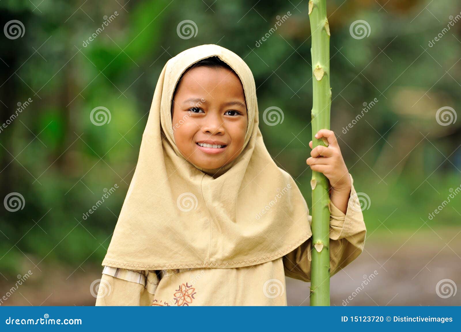 Muslim Child stock photo. Image of smile, childhood, peaceful - 15123720