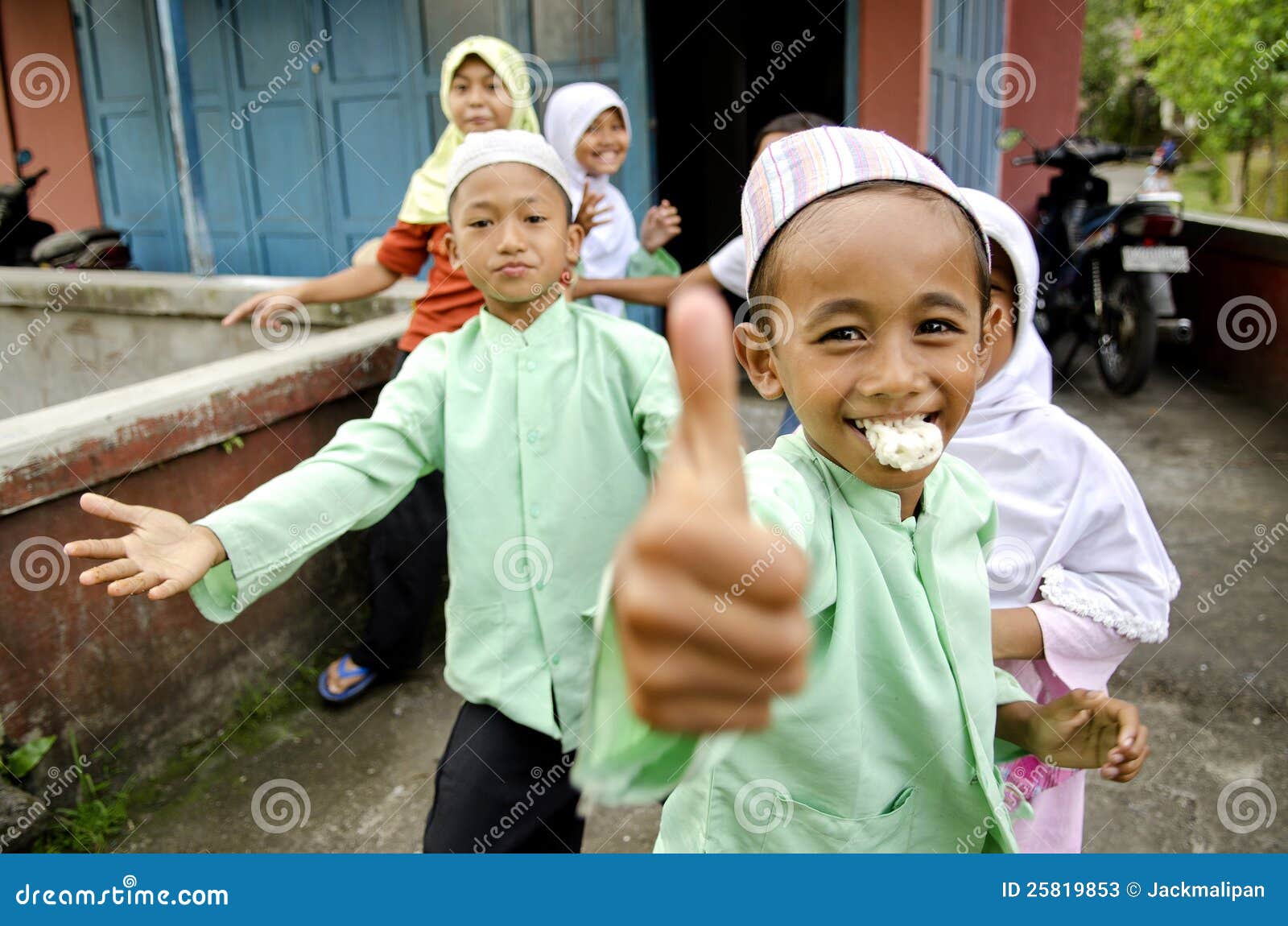 Muslim Children in Bali Indonesia Editorial Stock Photo - Image of ...