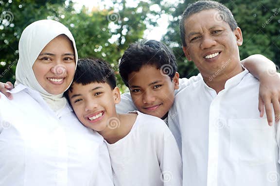 Muslim family stock image. Image of husband, ethnic, lovely - 23604187